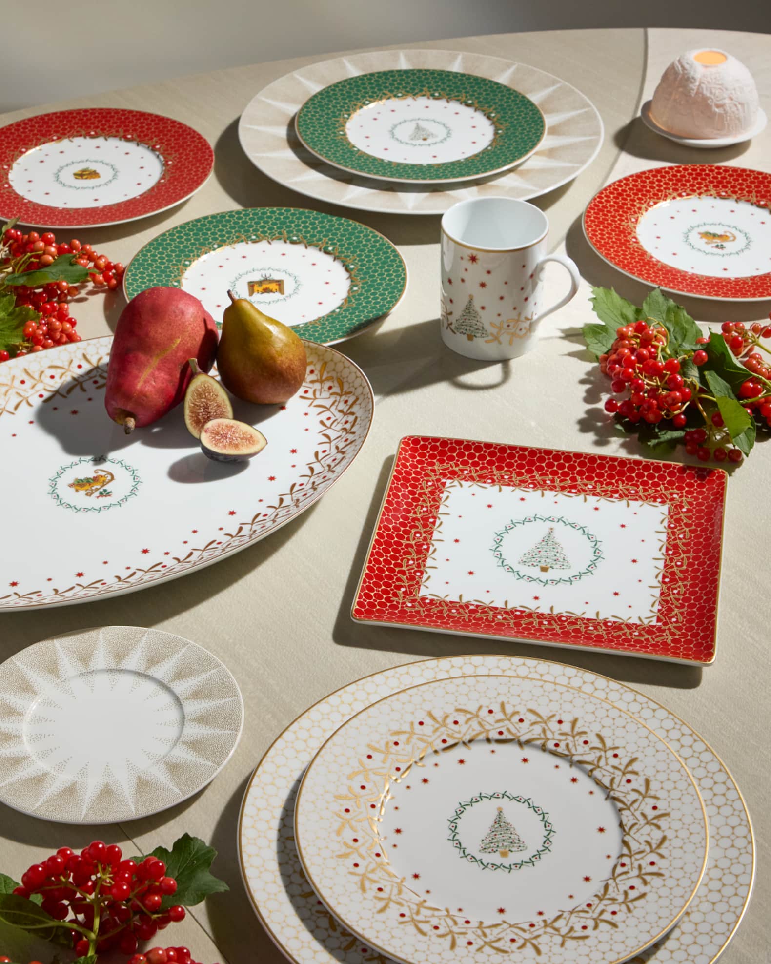 Bernardaud Assorted Salad Plates, Set of 4 | Neiman Marcus