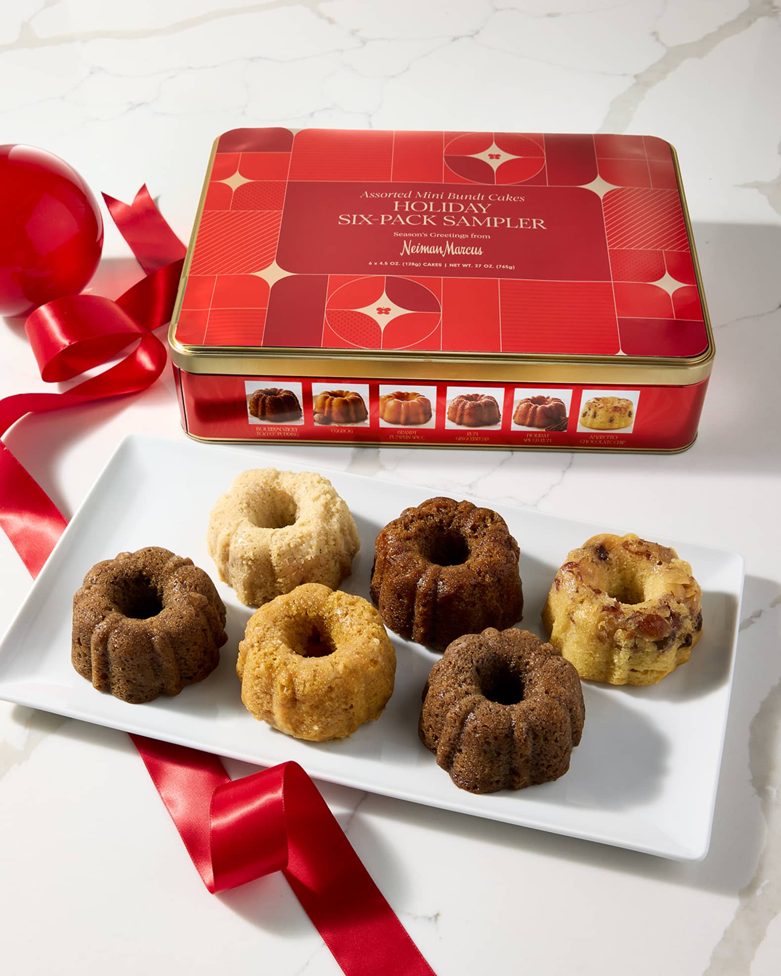 Neiman Marcus Holiday 6-Pack Liquor Cake Sampler | Neiman Marcus