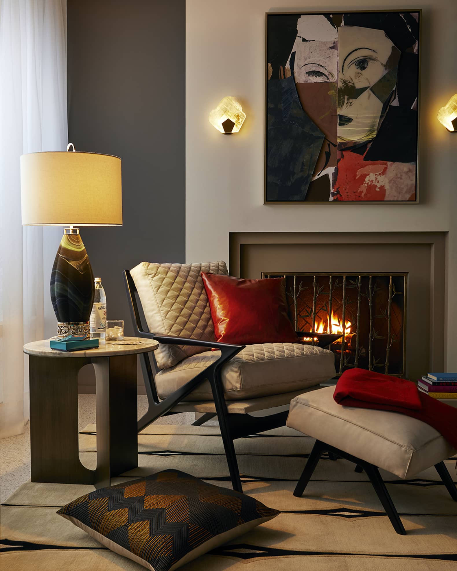 Interlude Home Pierre Side Table | Neiman Marcus