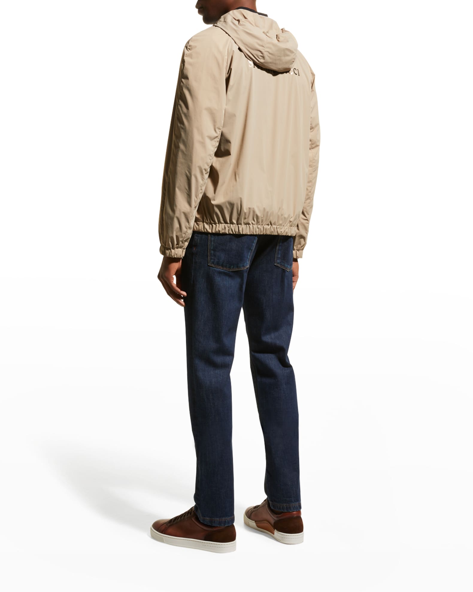 Stefano Ricci Men's Logo Appliqué Jacket | Neiman Marcus