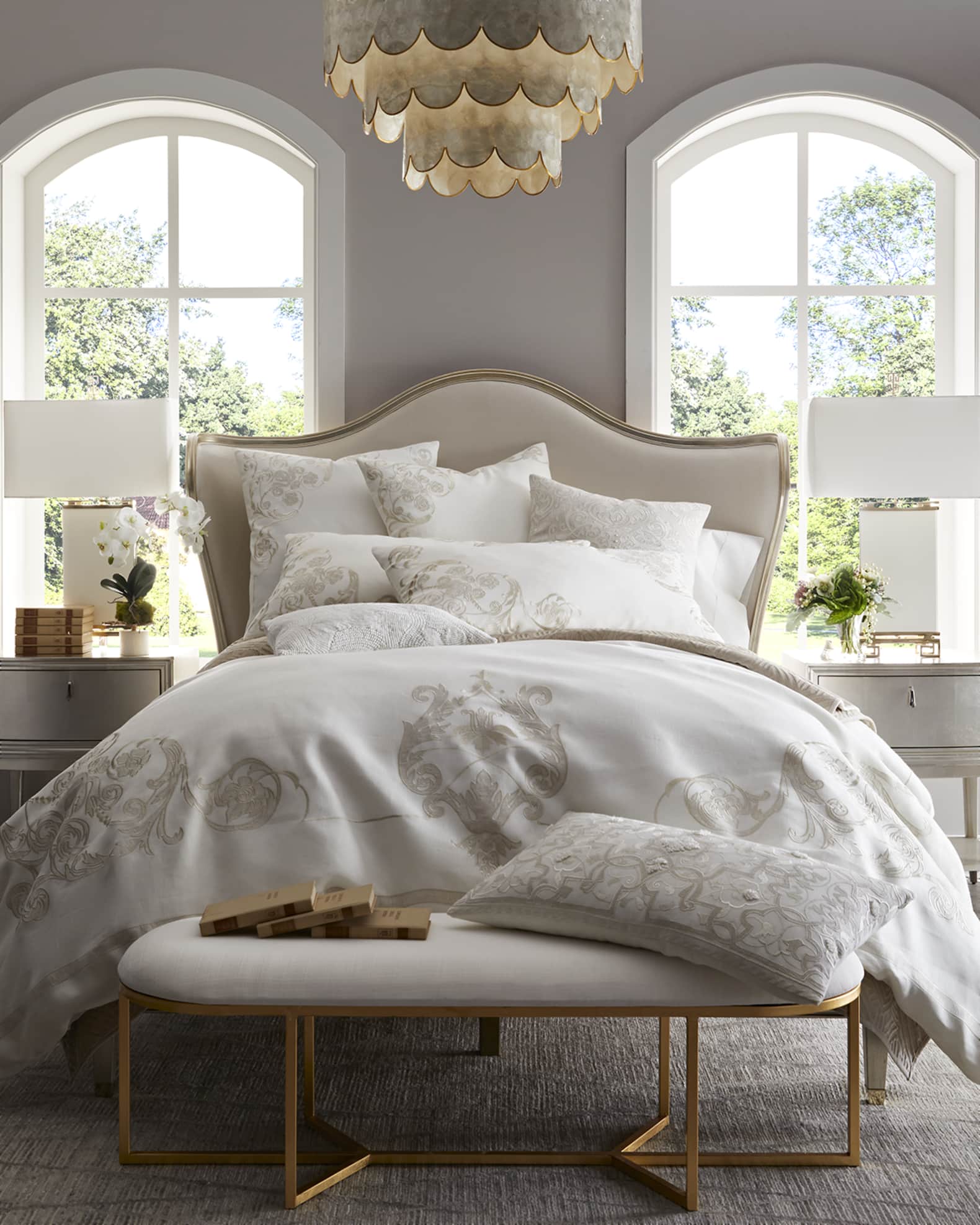 Callisto Home Roma Duvet, King | Neiman Marcus