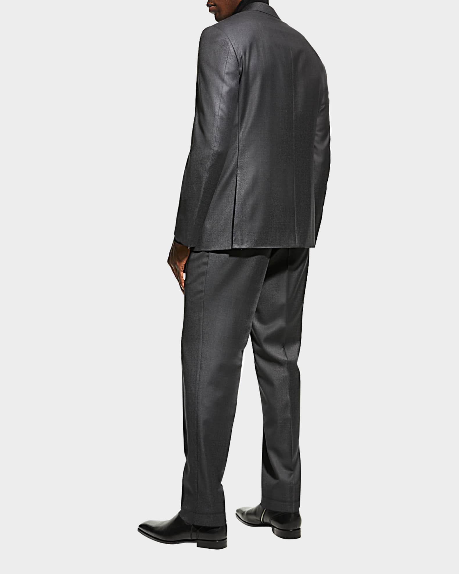 Canali Men's Solid Wool Suit | Neiman Marcus