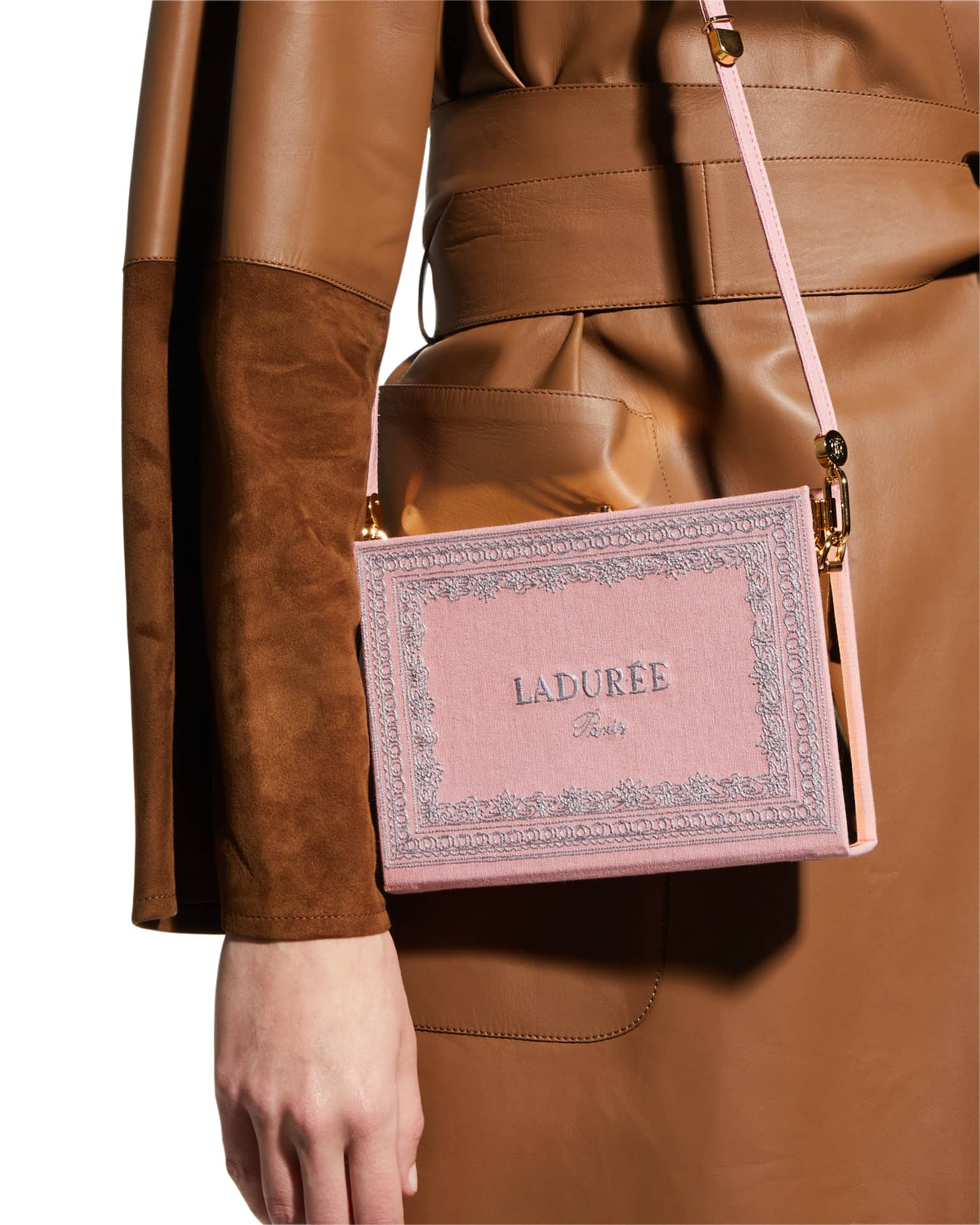 Olympia Le-Tan Laduree Paris Book Clutch Bag | Neiman Marcus