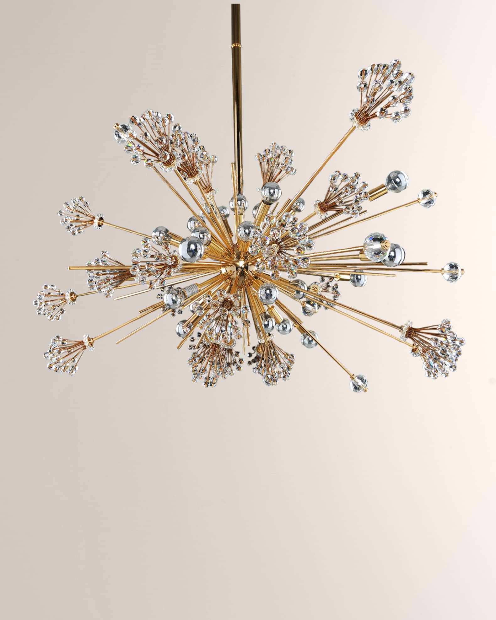 Allegri Crystal by Kalco Lighting Constellation 47" 30-Light Oval ...