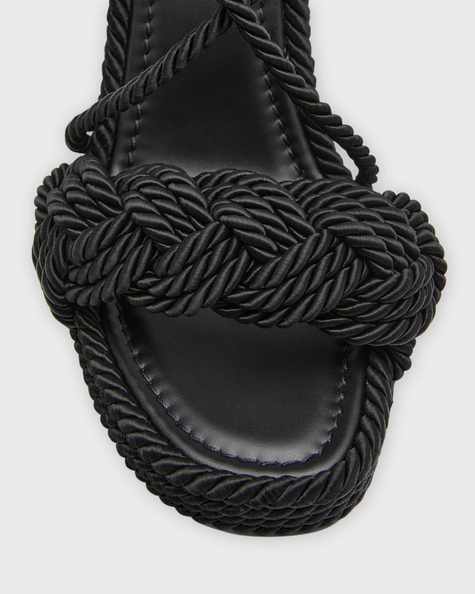 Valentino Garavani Rockstud Torchon 115mm Rainbow Espadrille Sandals ...