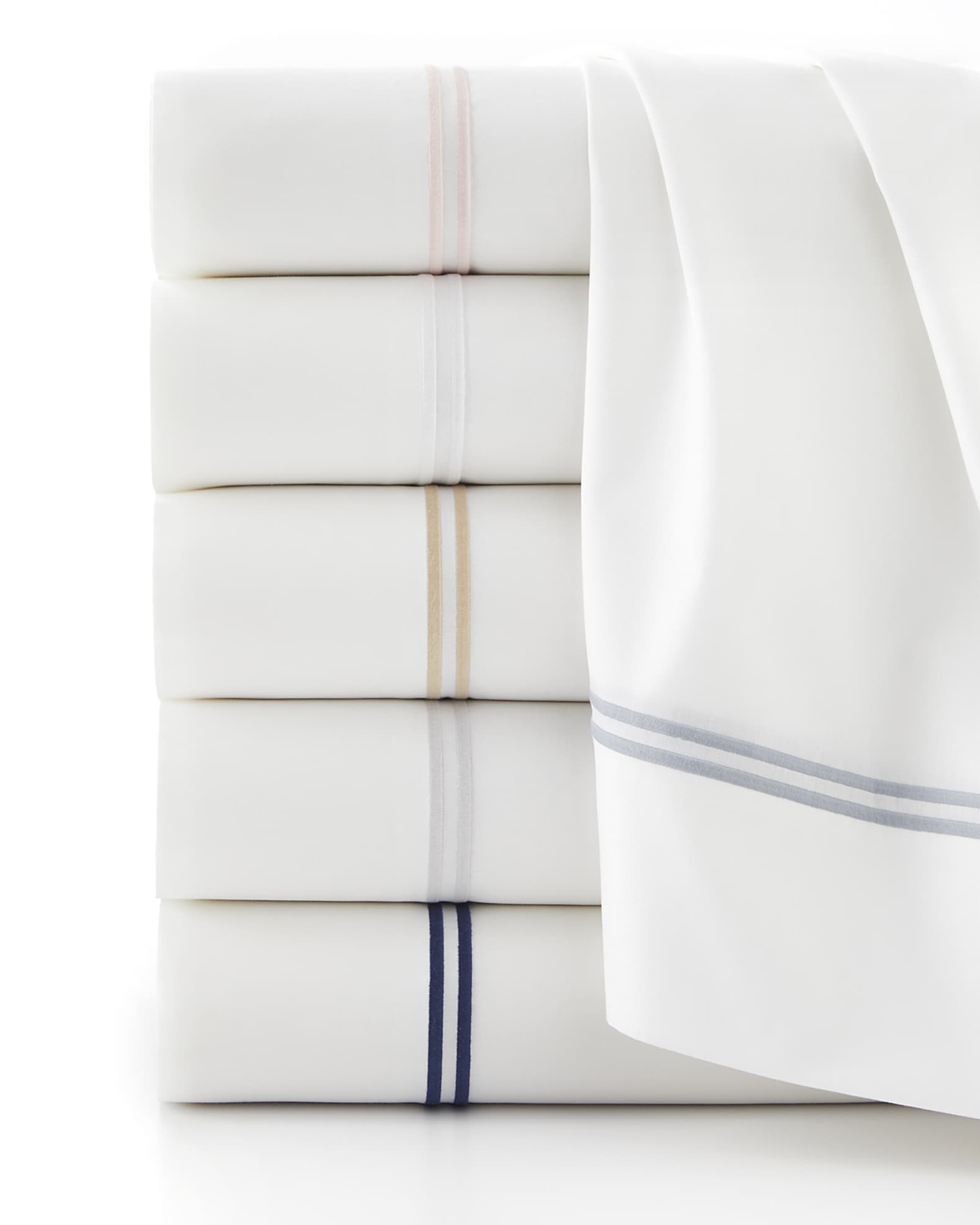 Matouk 2 Lines King Sheet Set | Neiman Marcus