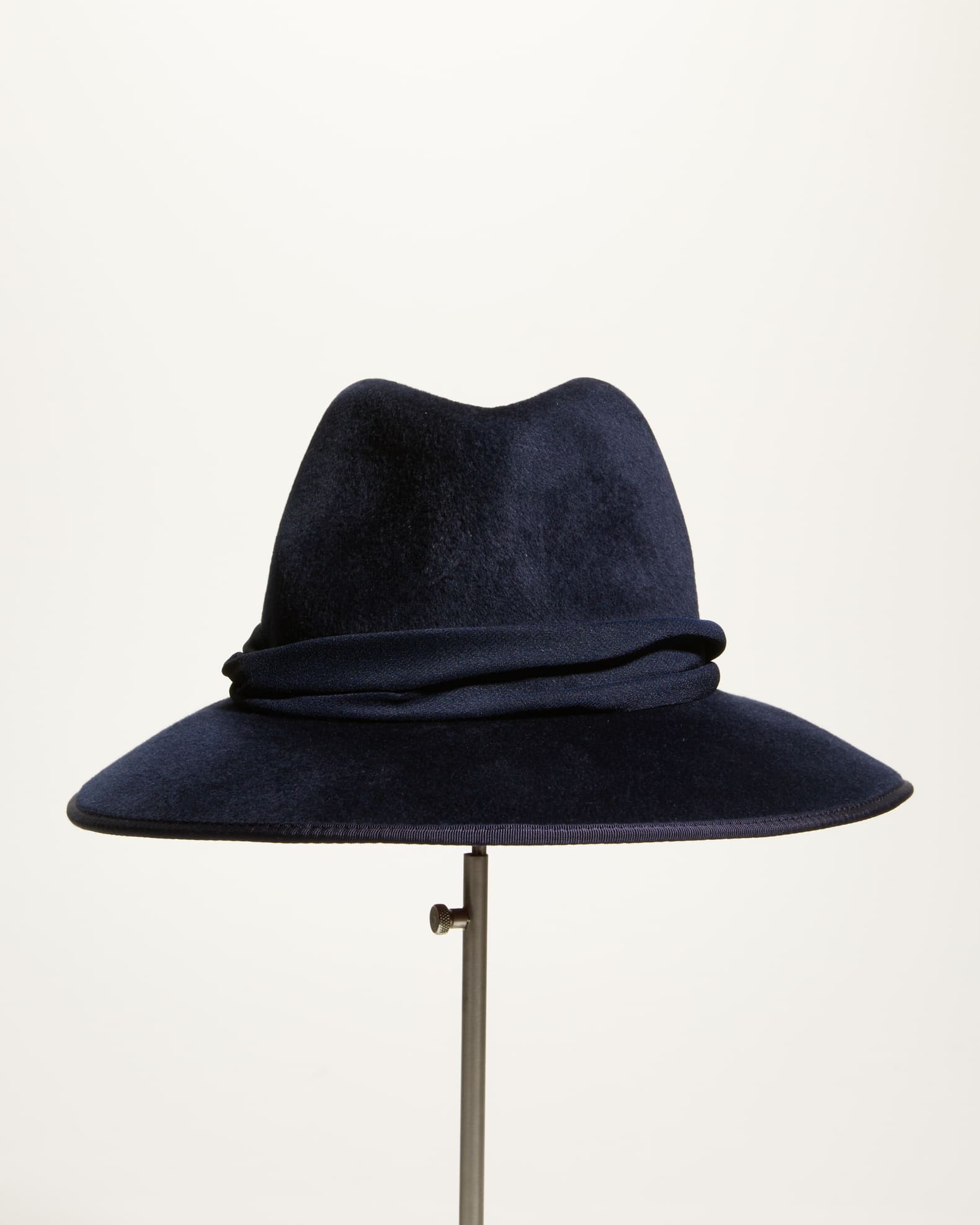 Sofia Cashmere Cashmere-Wool Wide-Brim Fedora Hat | Neiman Marcus