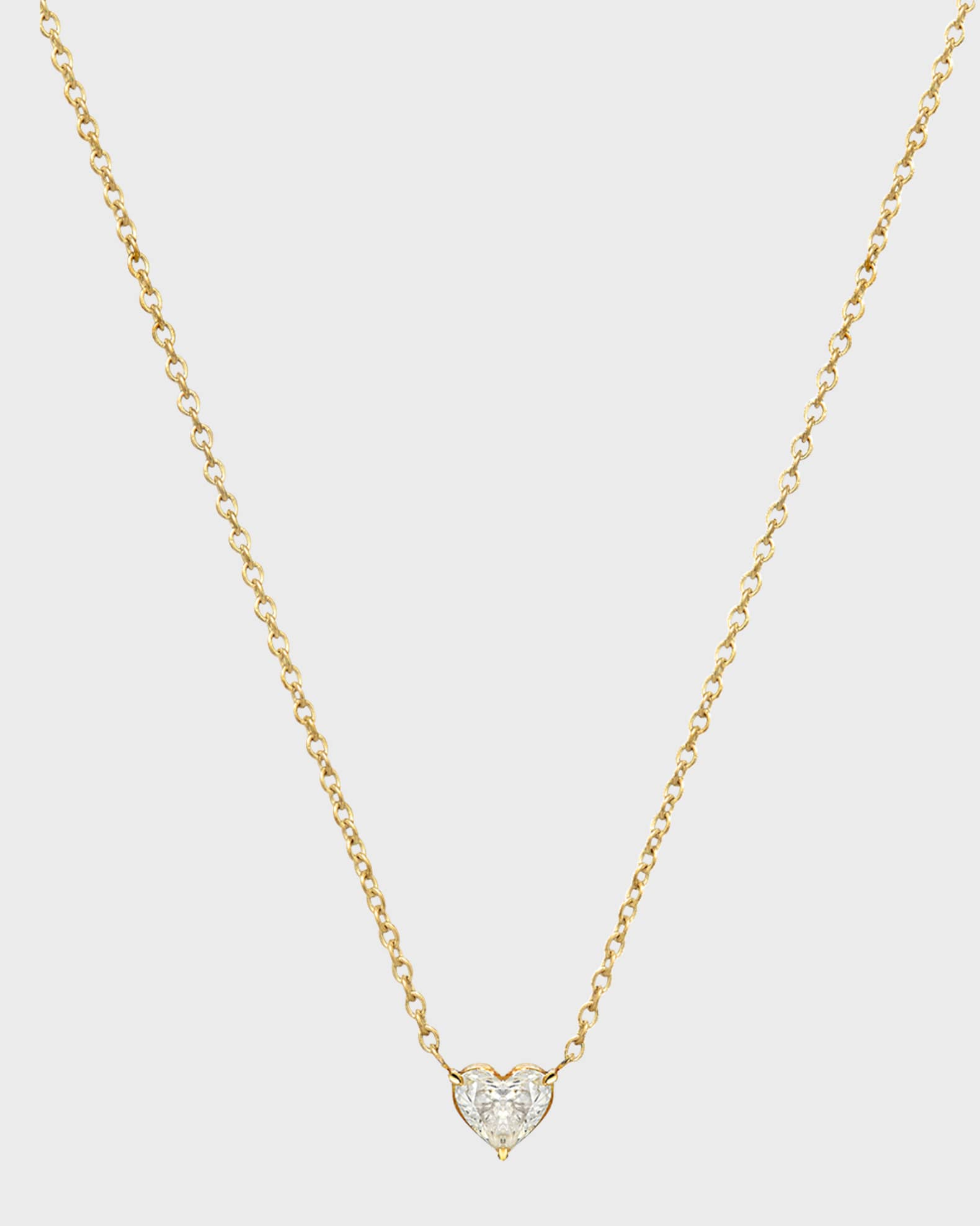 Zoe Lev Jewelry Heart-Cut Diamond Necklace | Neiman Marcus