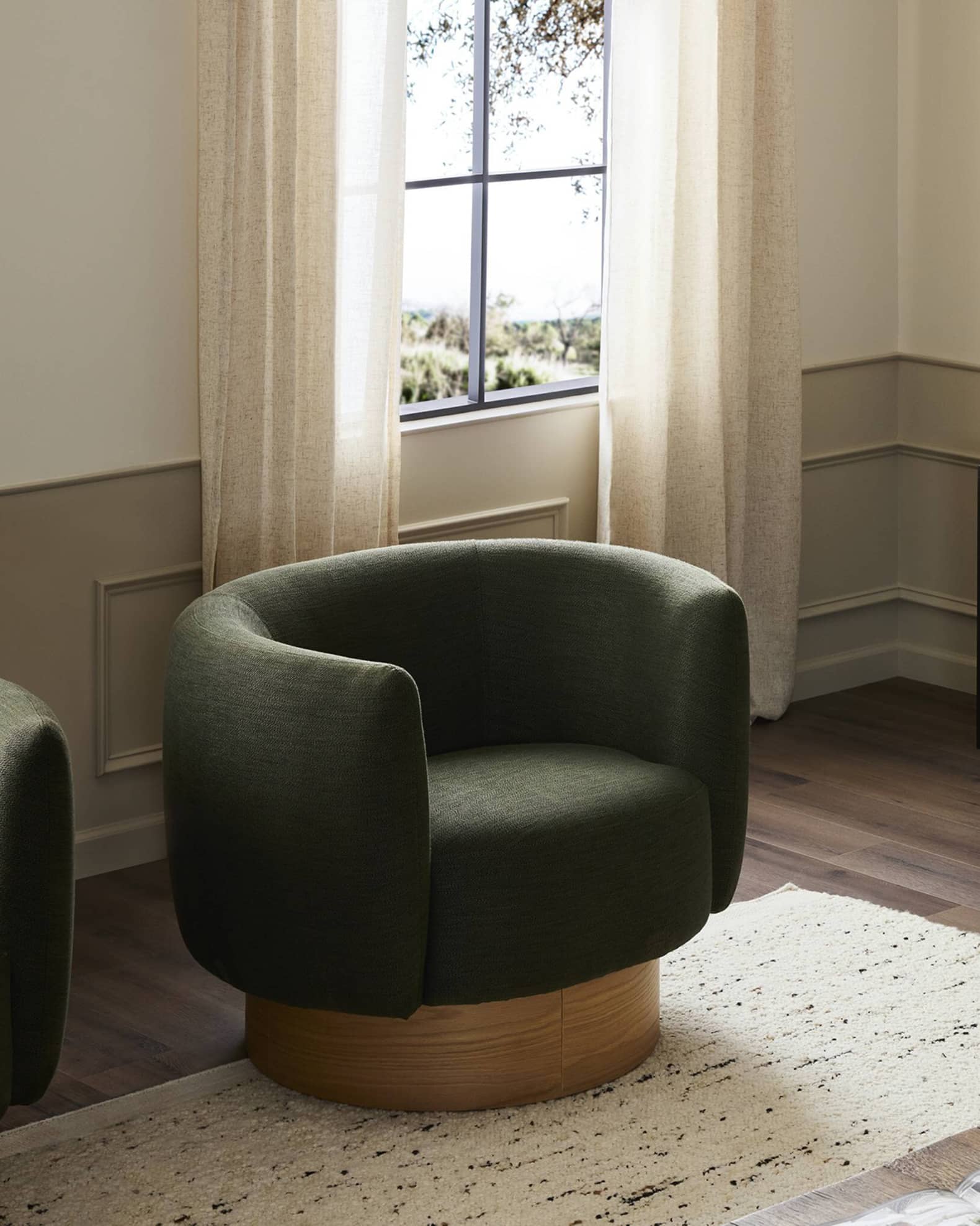 Four Hands Calista Swivel Chair | Neiman Marcus