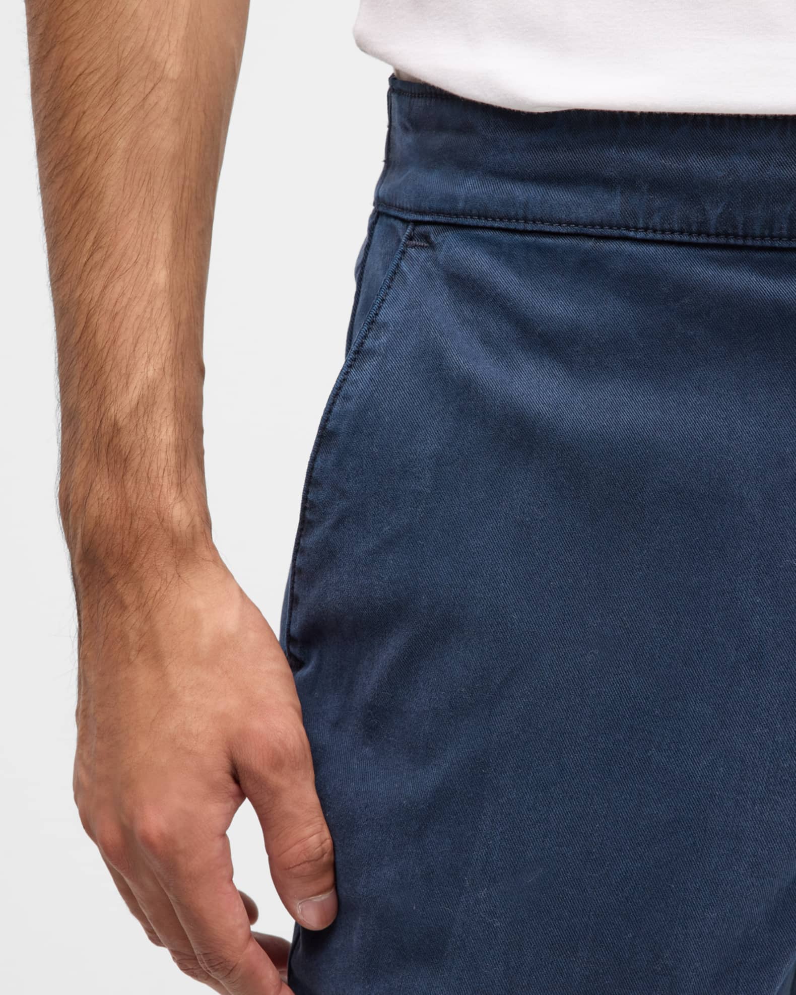 PAIGE Men's Fraser Stretch Twill Cuffed Pants | Neiman Marcus