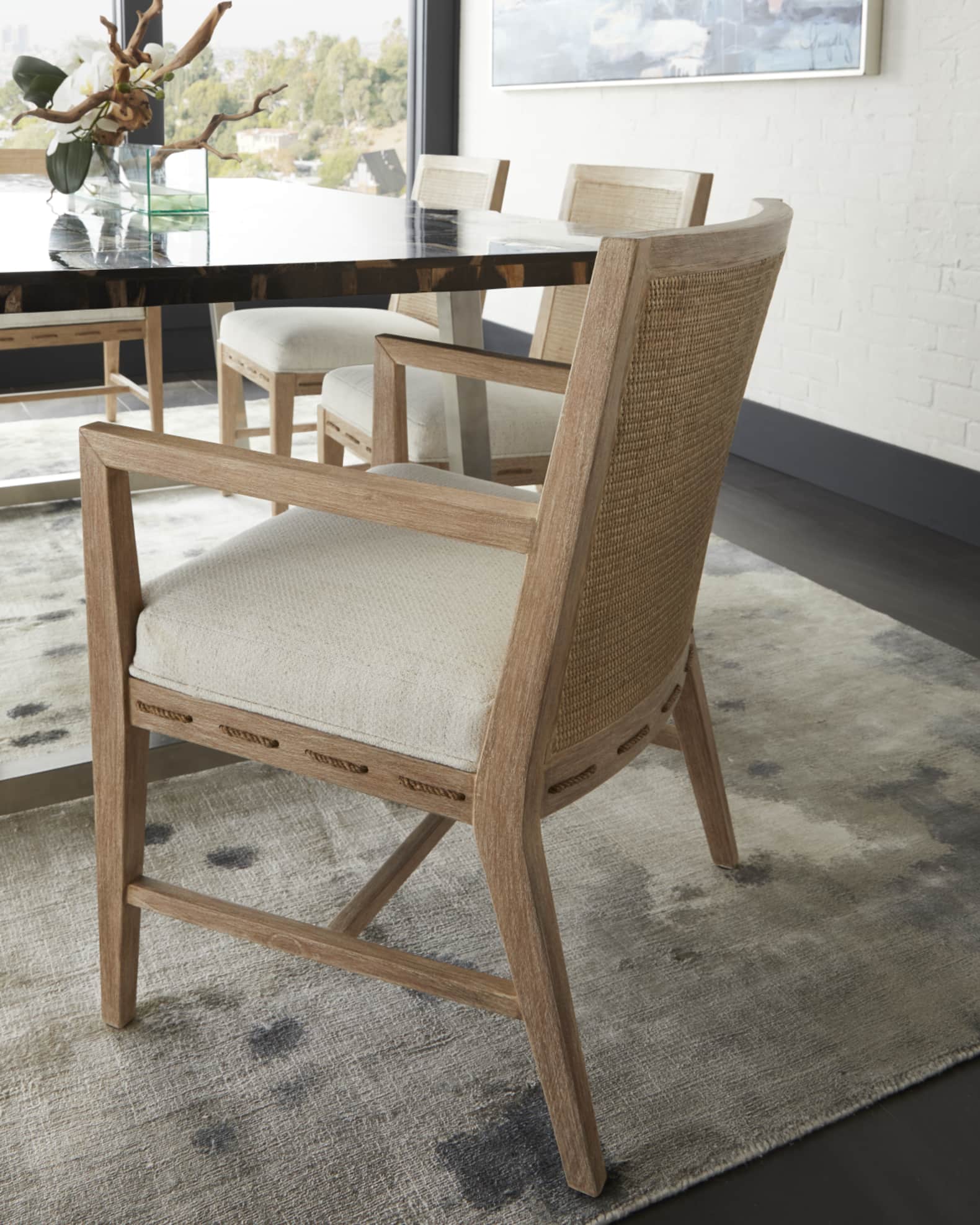 Palecek Brentwood Arm Chair | Neiman Marcus