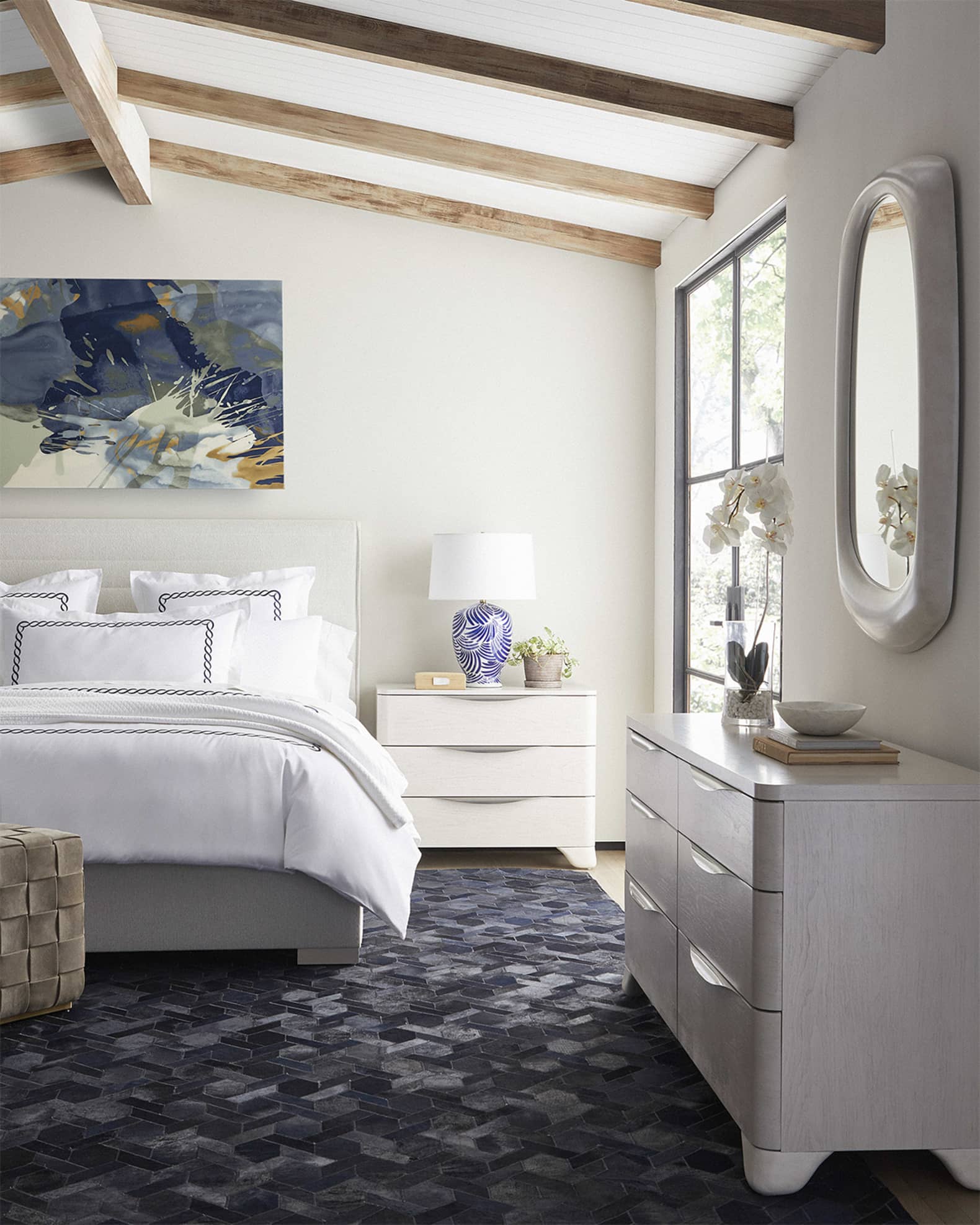 Crescent Hair on Hide Rug | Neiman Marcus