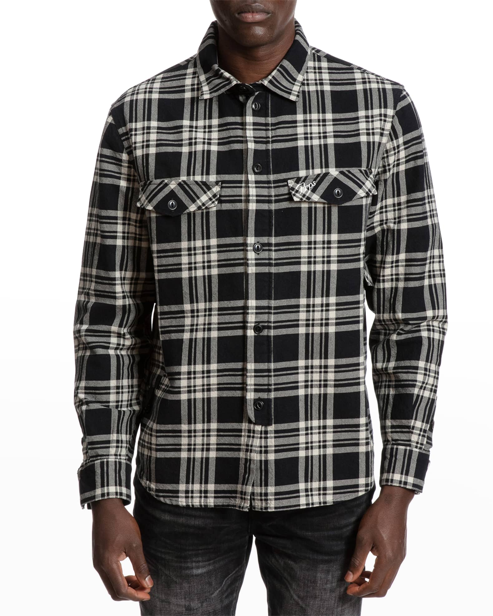 PRPS Men's Zenith Plaid Sport Shirt | Neiman Marcus