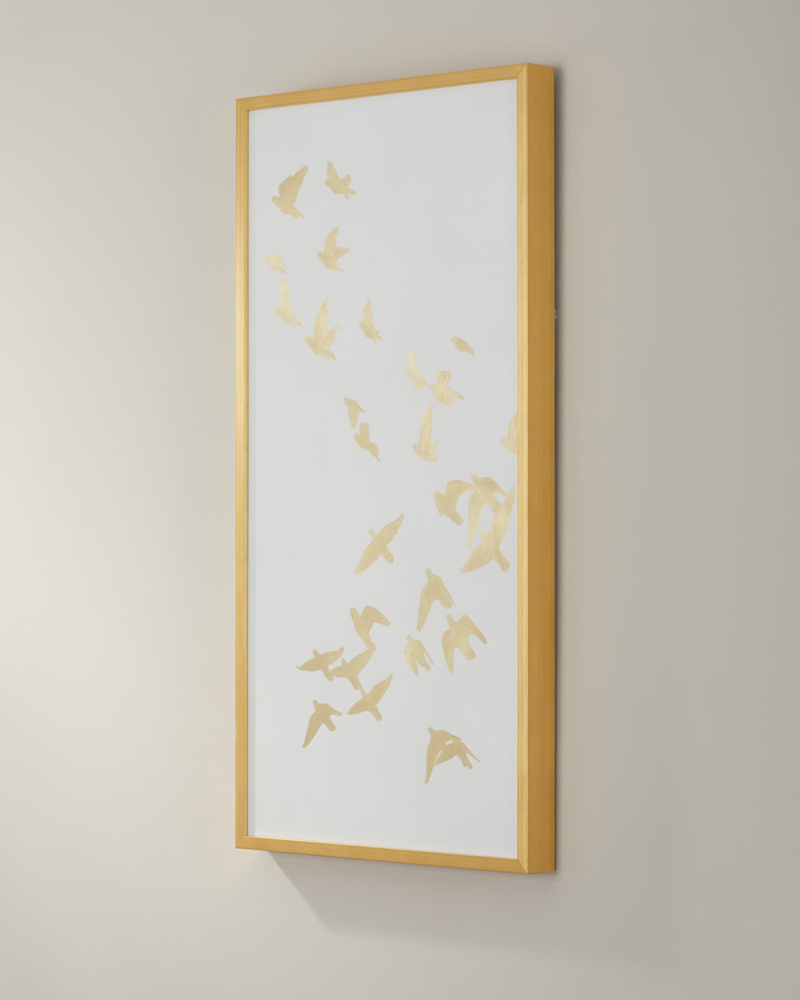 "Golden Flock" Wall Art Collection | Neiman Marcus