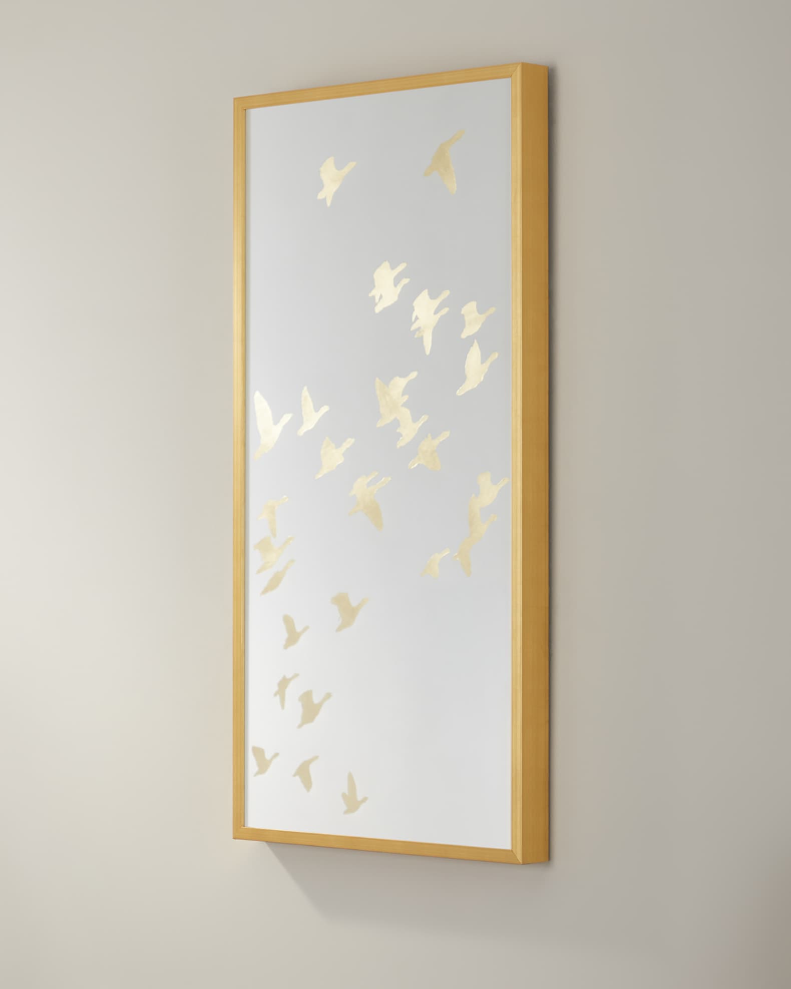 "Golden Flock 2" Wall Art | Neiman Marcus
