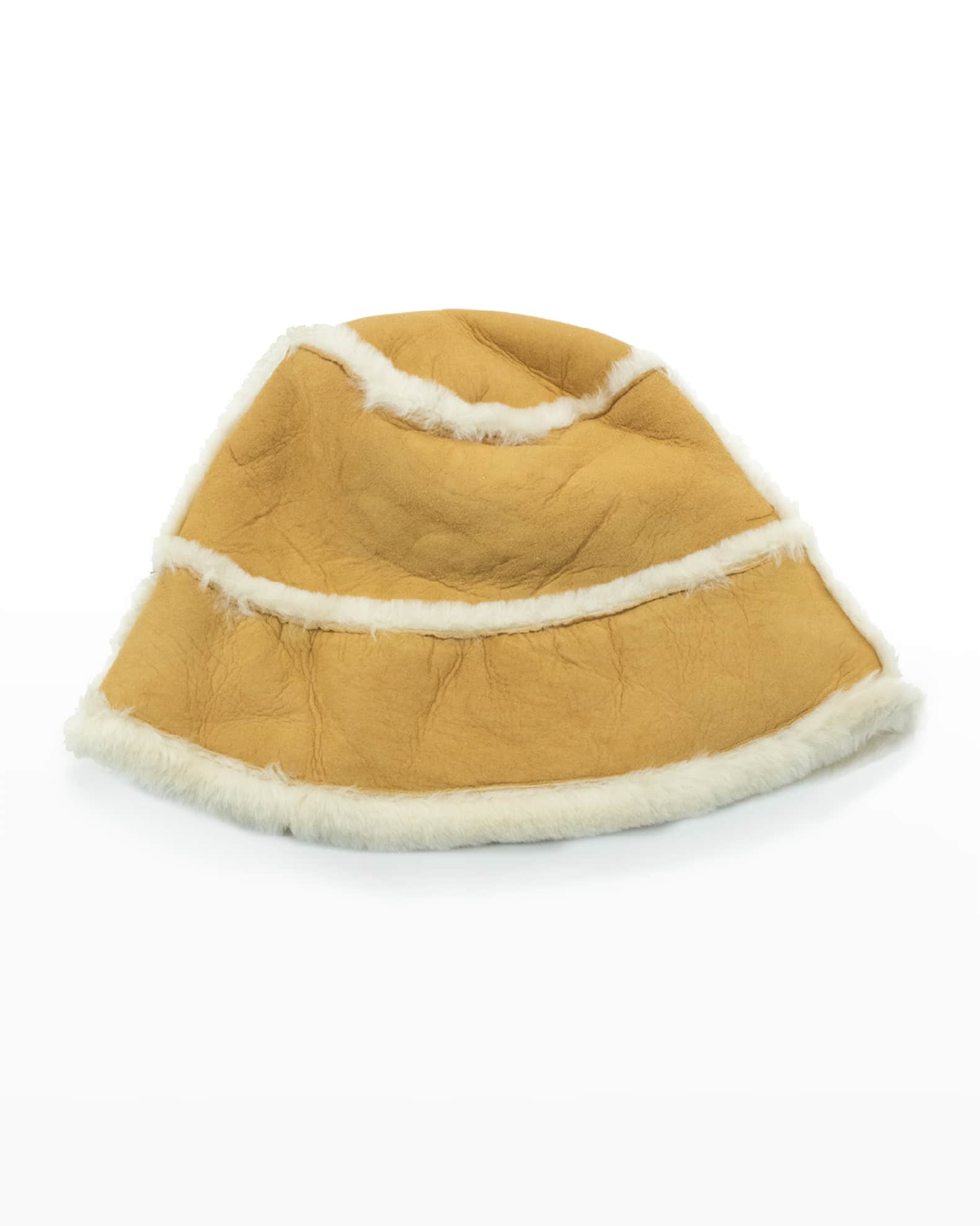 Portolano Shearling Bucket Hat | Neiman Marcus