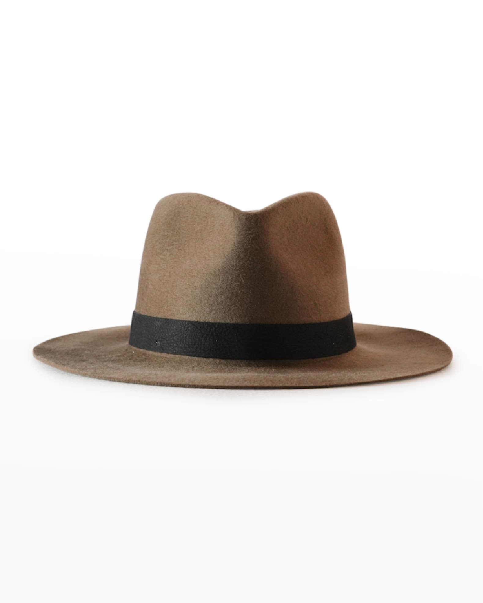 Janessa Leone Luca Core Packable Wool Fedora Hat | Neiman Marcus