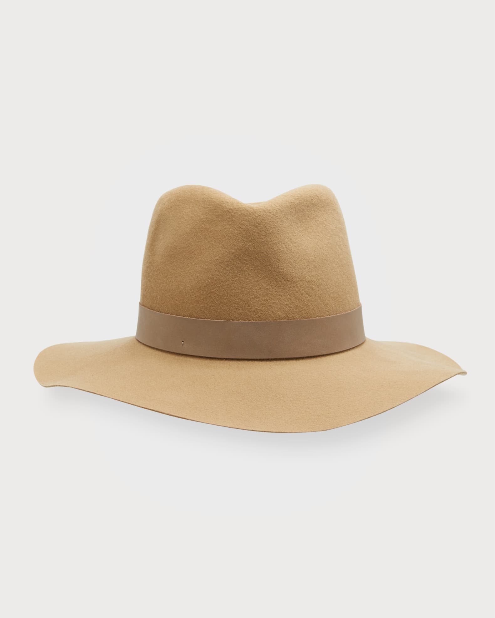 Janessa Leone Luca Core Packable Wool Fedora Hat | Neiman Marcus
