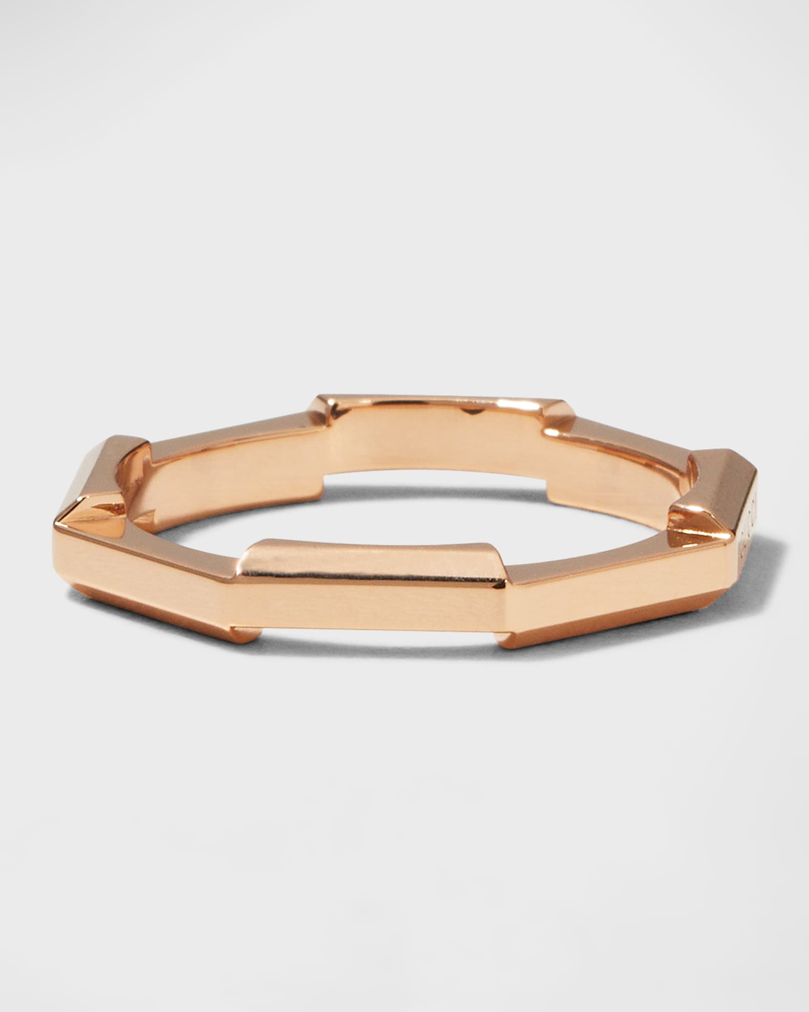 Gucci Link to Love Ring in Pink Gold | Neiman Marcus