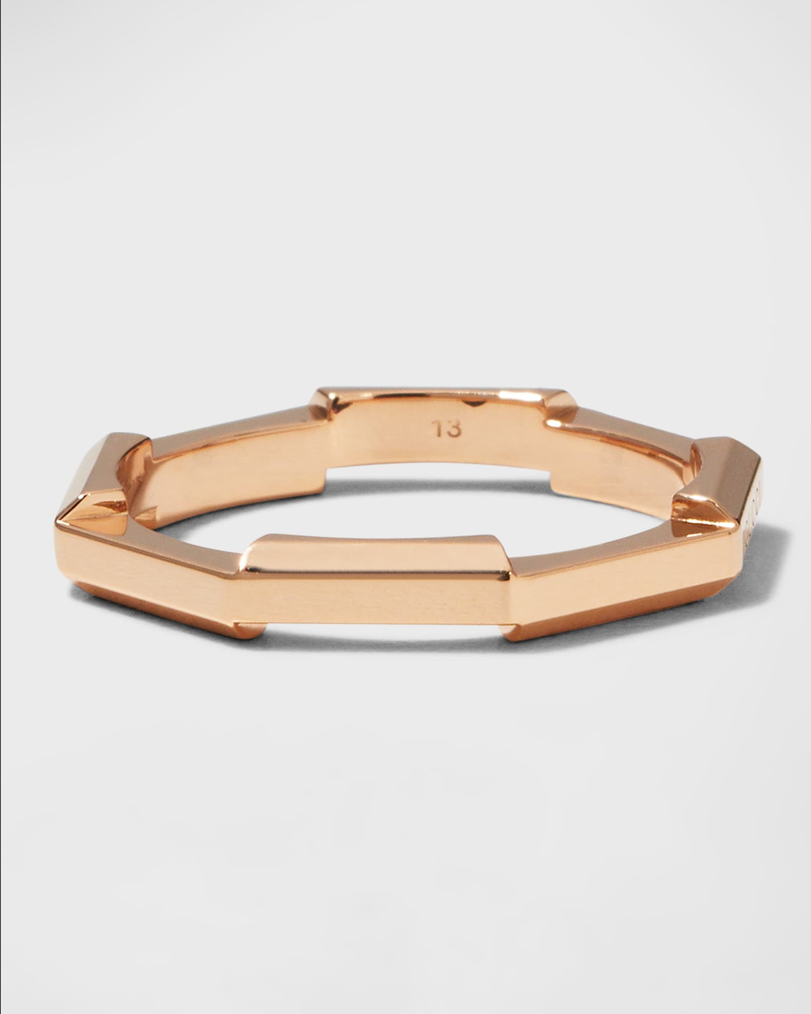 Gucci Link to Love Ring in Pink Gold | Neiman Marcus