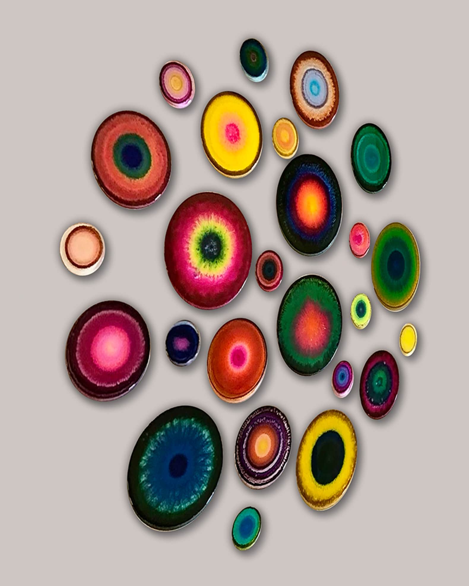 RFA Fine Art Circle Agates Set 3 & 4 | Neiman Marcus