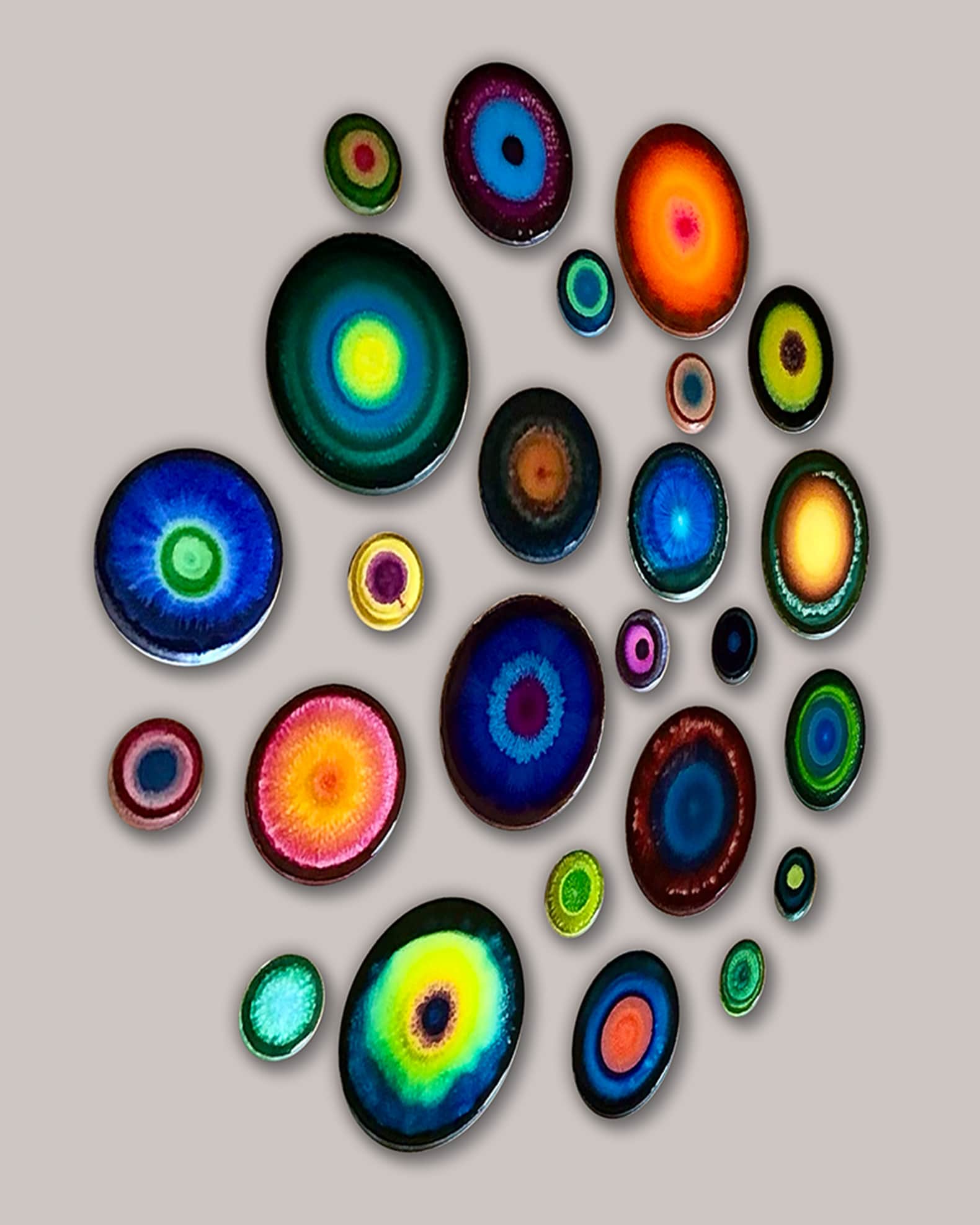 RFA Fine Art Circle Agates Set 3 & 4 | Neiman Marcus