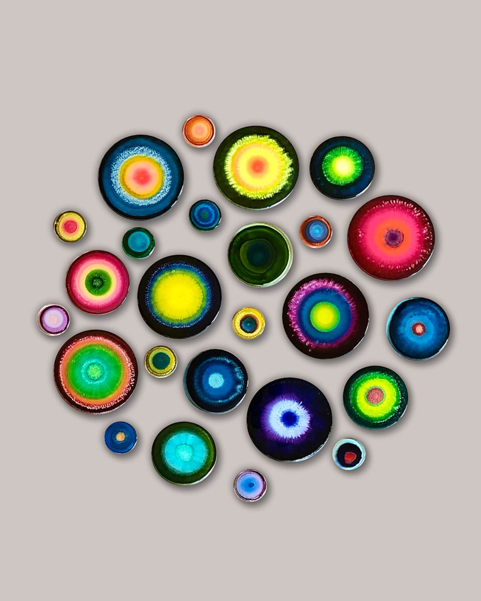RFA Fine Art Circle Agates Set 1 & 2 | Neiman Marcus