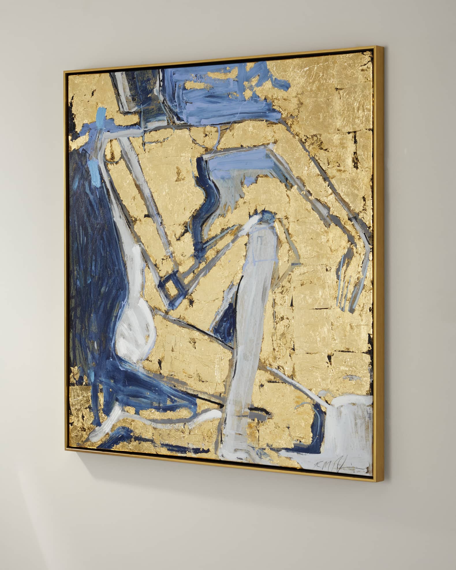 RFA Fine Art 'Seated Figure Gold' Wall Art | Neiman Marcus
