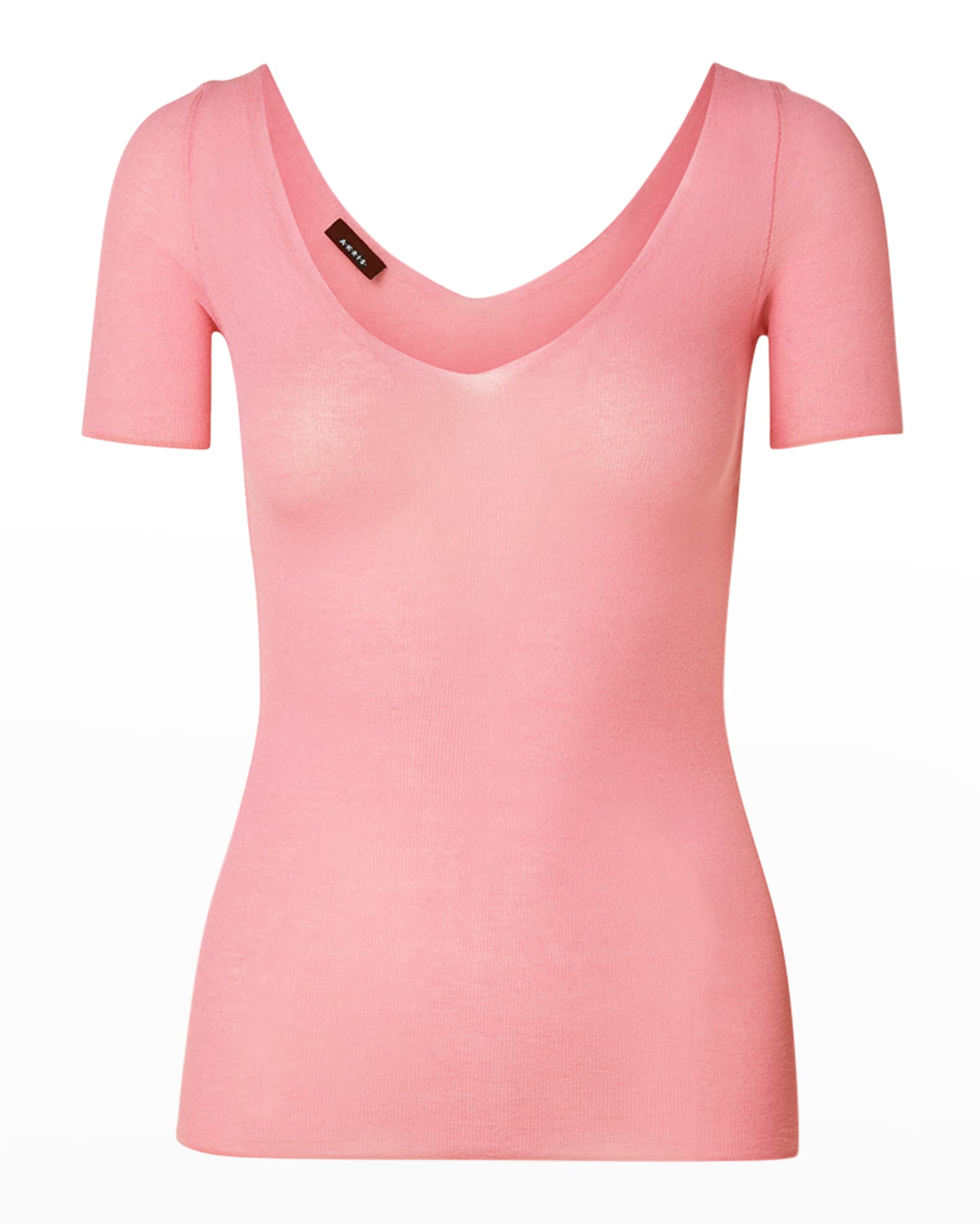 Akris Two-in-One Layered Knit Top | Neiman Marcus