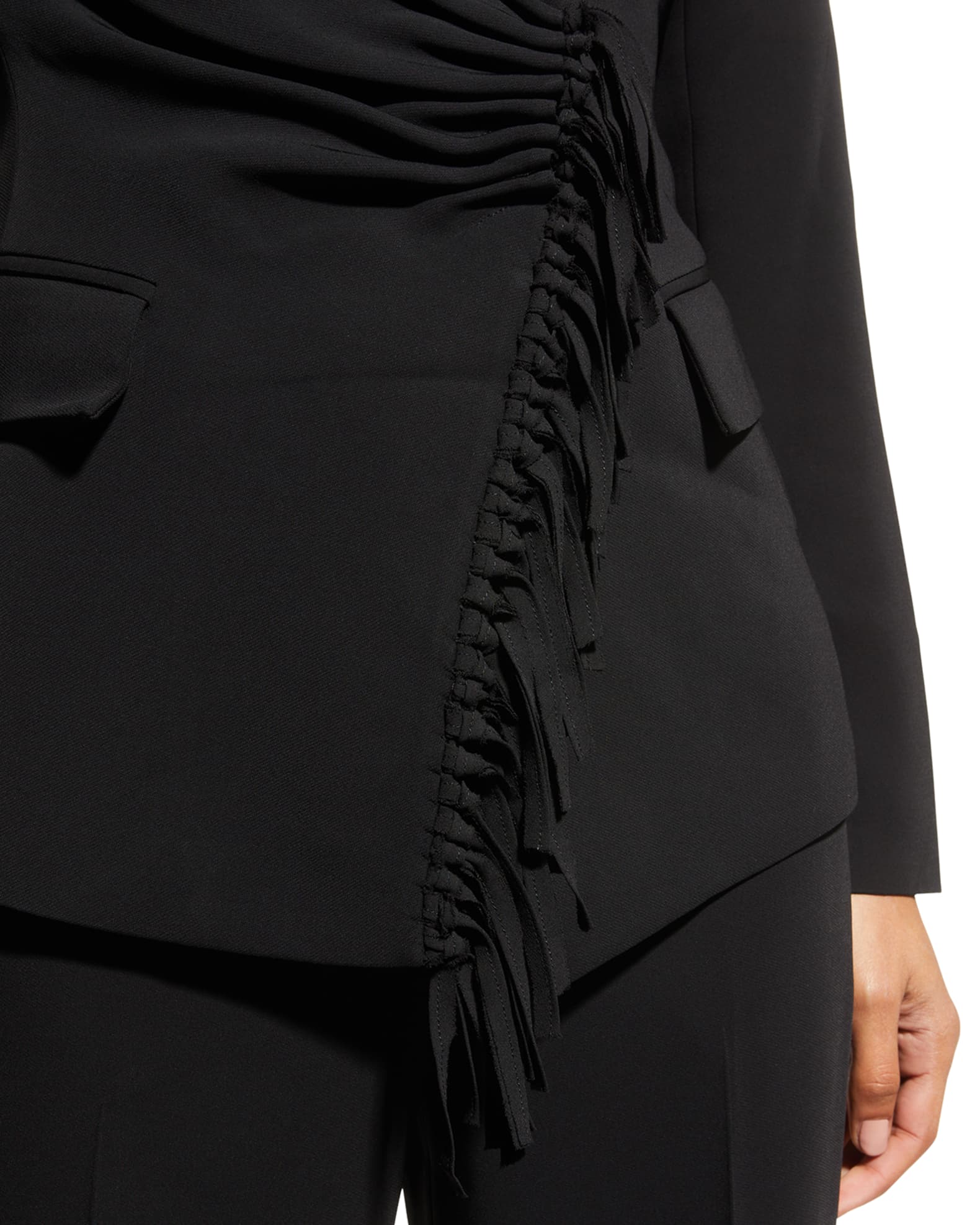 Kobi Halperin Morgan Fringe-Trim Jacket | Neiman Marcus