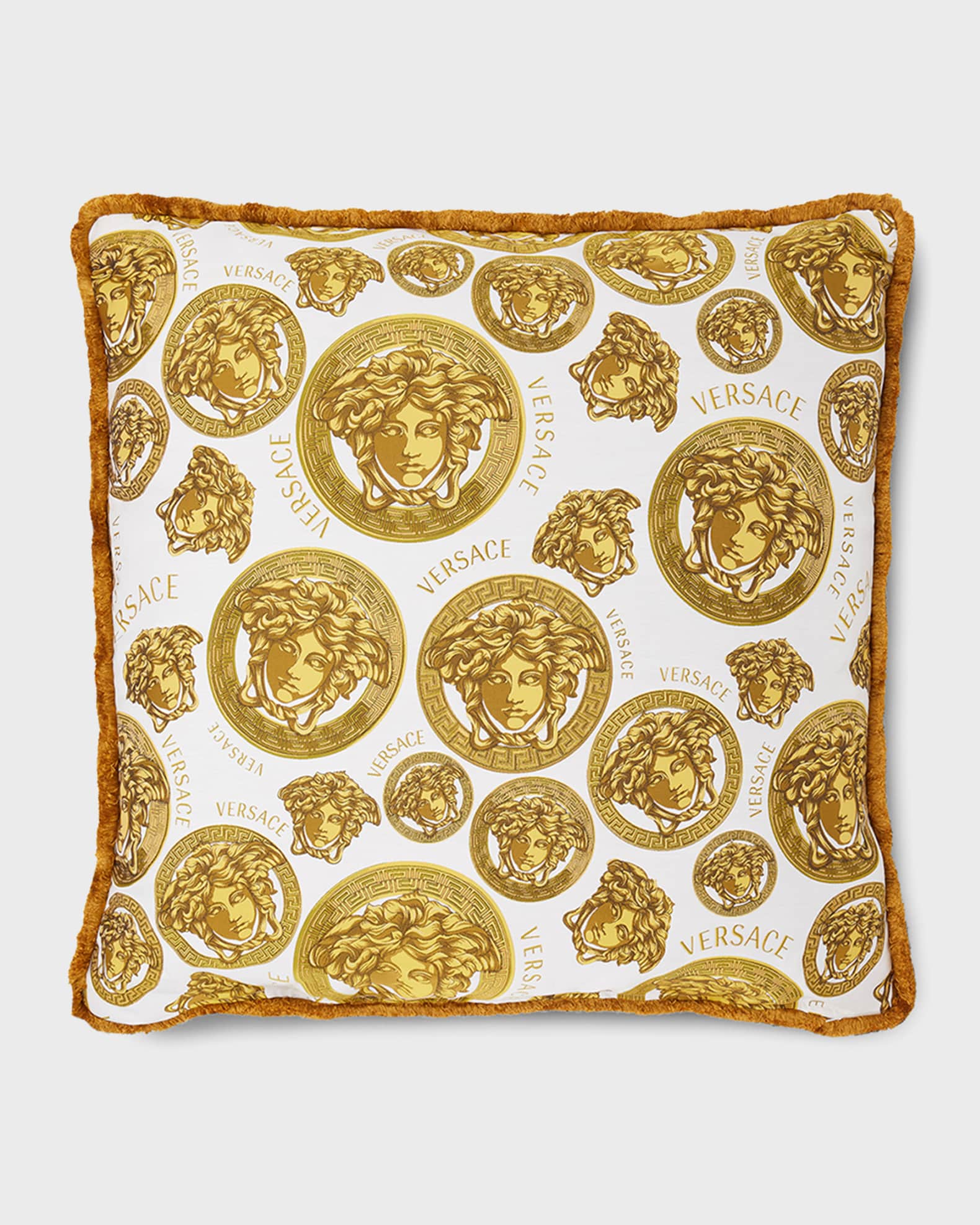 Versace Home Collection Medusa Gala Pillow 35"Sq. | Neiman Marcus