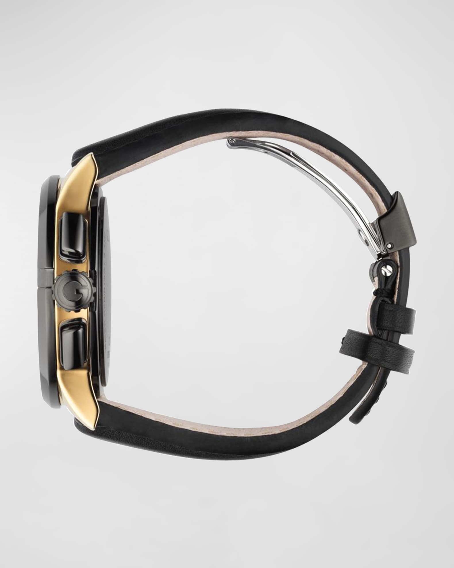 Gucci 44mm G-Chrono Leather Watch | Neiman Marcus