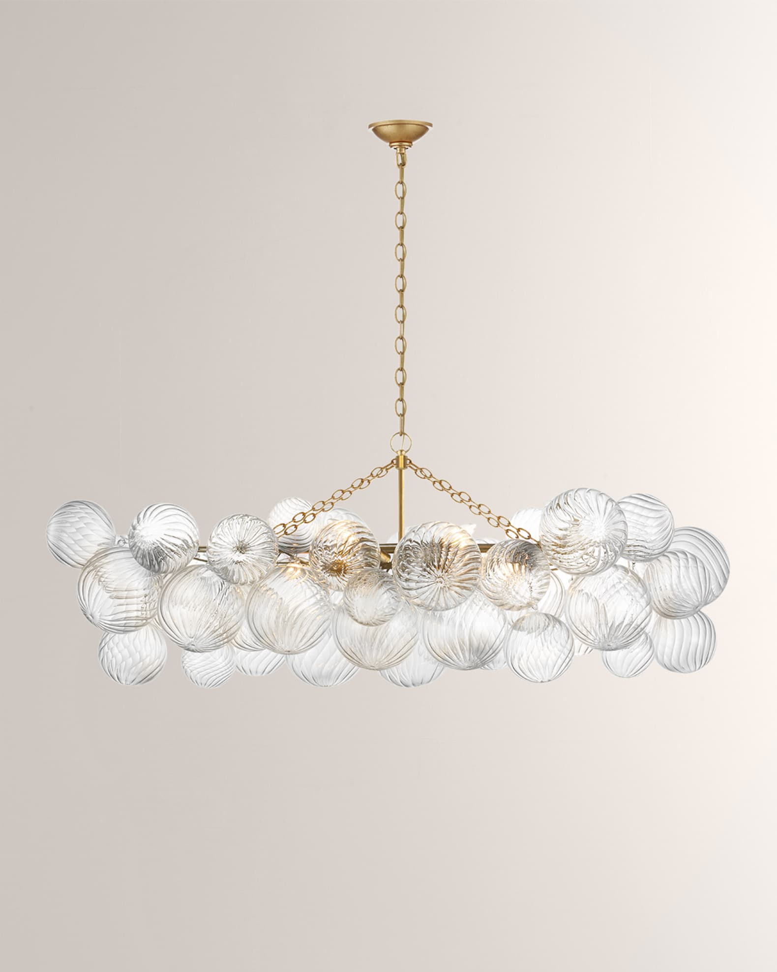 Visual Comfort Signature Talia Medium Linear Chandelier By Julie Neill ...