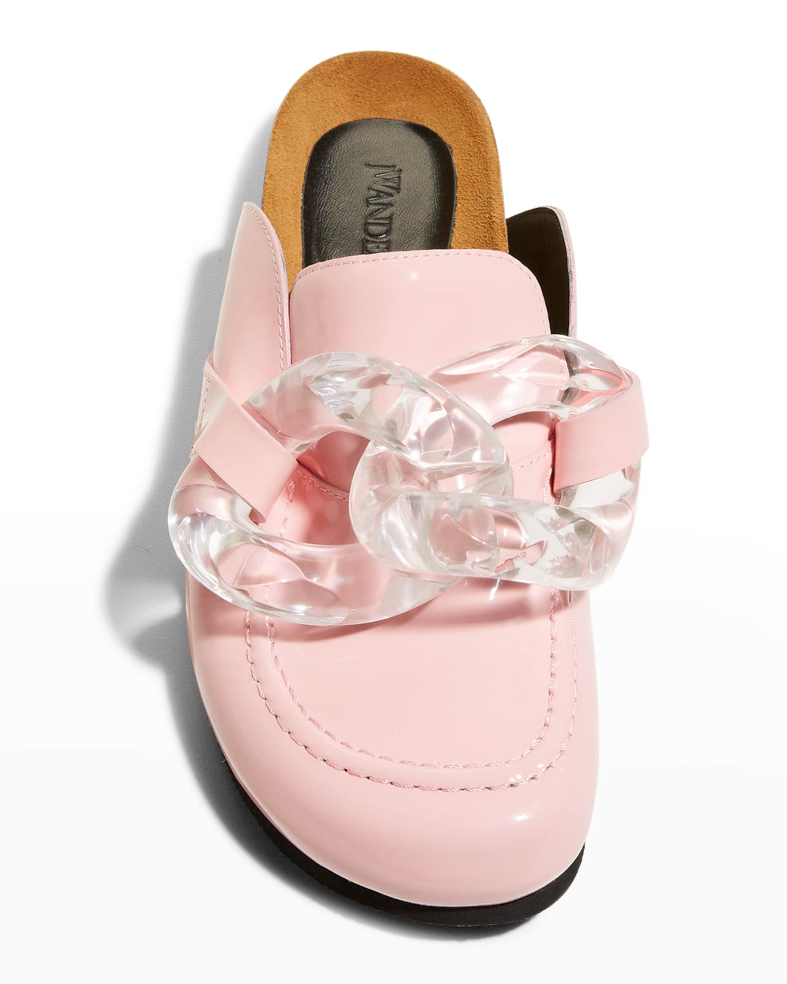 JW Anderson Chain Patent Loafer Mules | Neiman Marcus