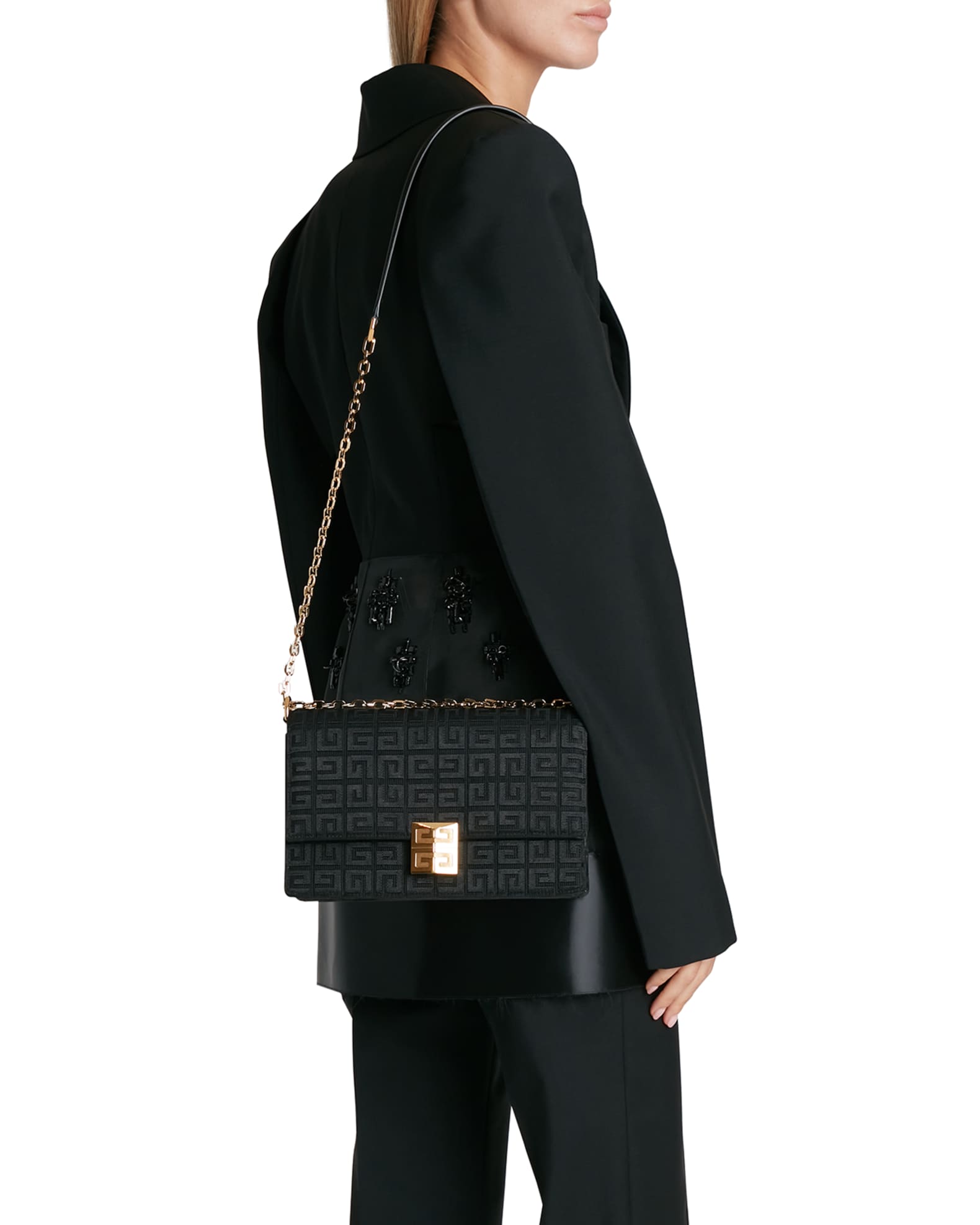 Givenchy Medium 4G Monogram Chain Shoulder Bag | Neiman Marcus