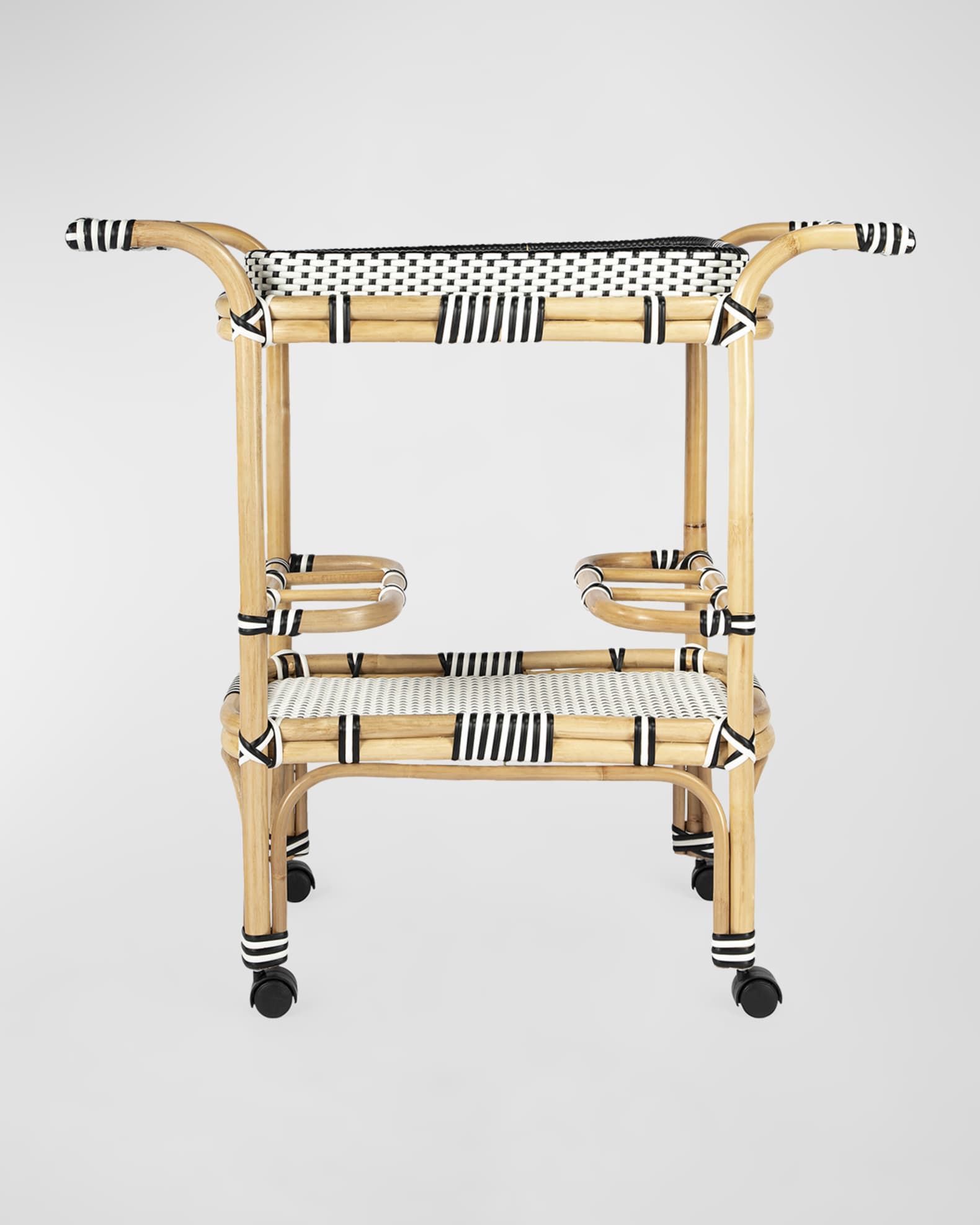 Butler Specialty Co Suzette Rattan Bar Cart | Neiman Marcus