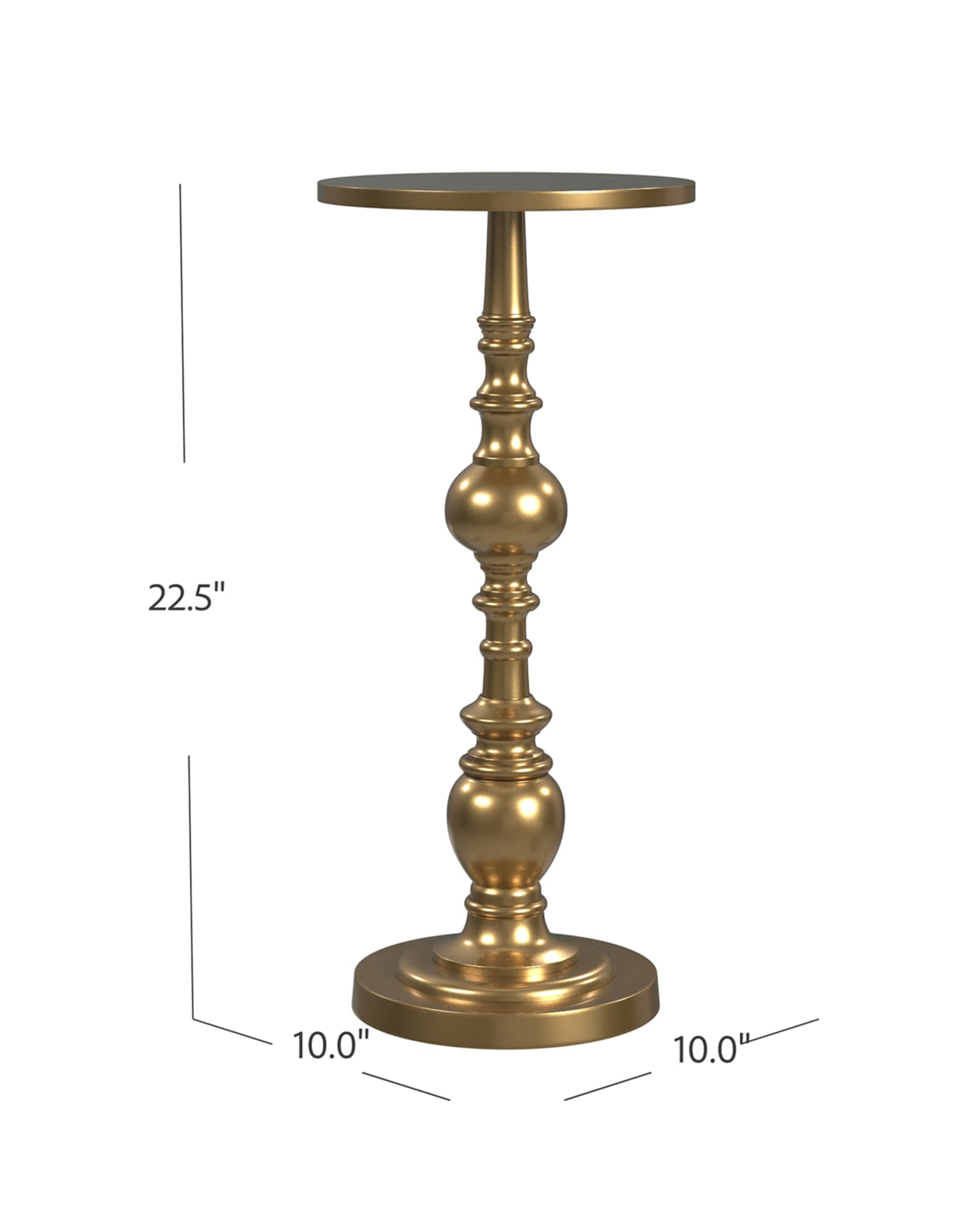 Butler Specialty Co Antique Gold Drink Table | Neiman Marcus