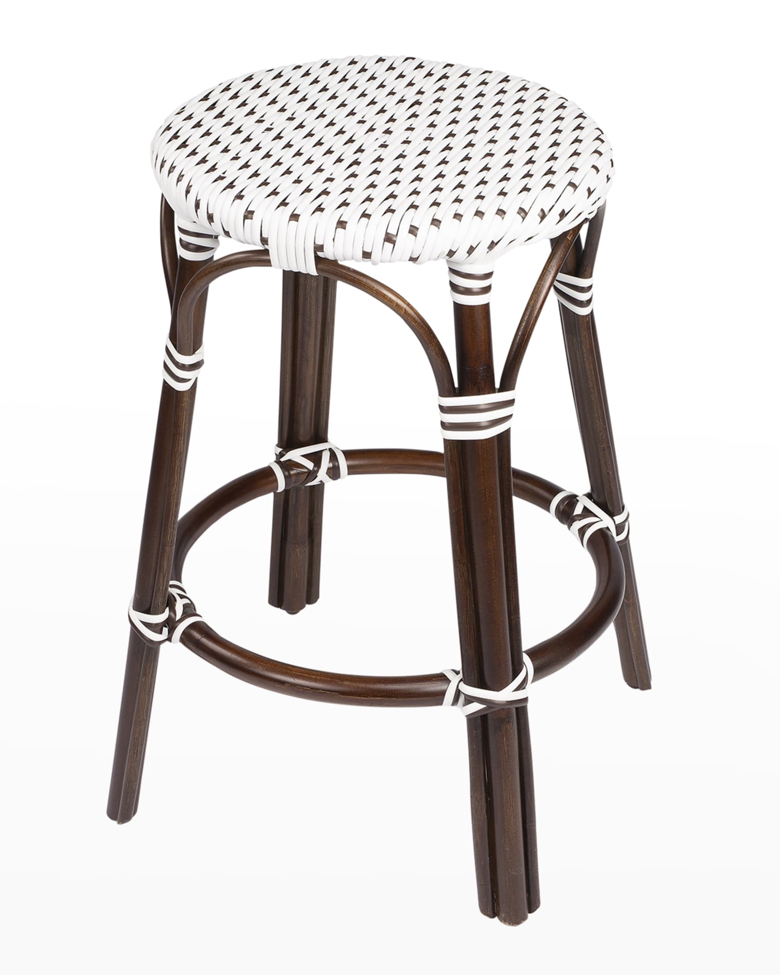 Butler Specialty Co Warren Rattan Counter Stool 24" | Neiman Marcus