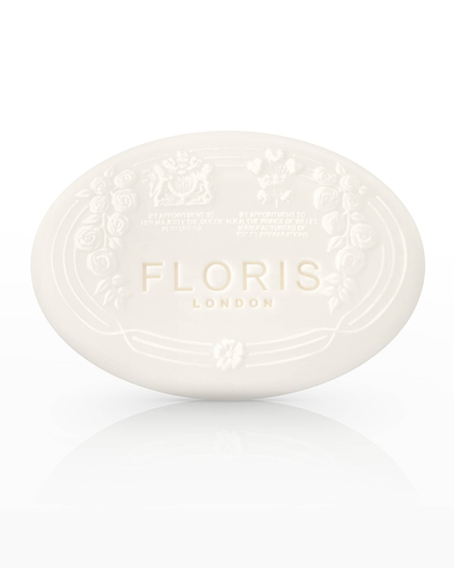 Floris London White Rose Luxury Soap, 3 x 3.5 oz. | Neiman Marcus