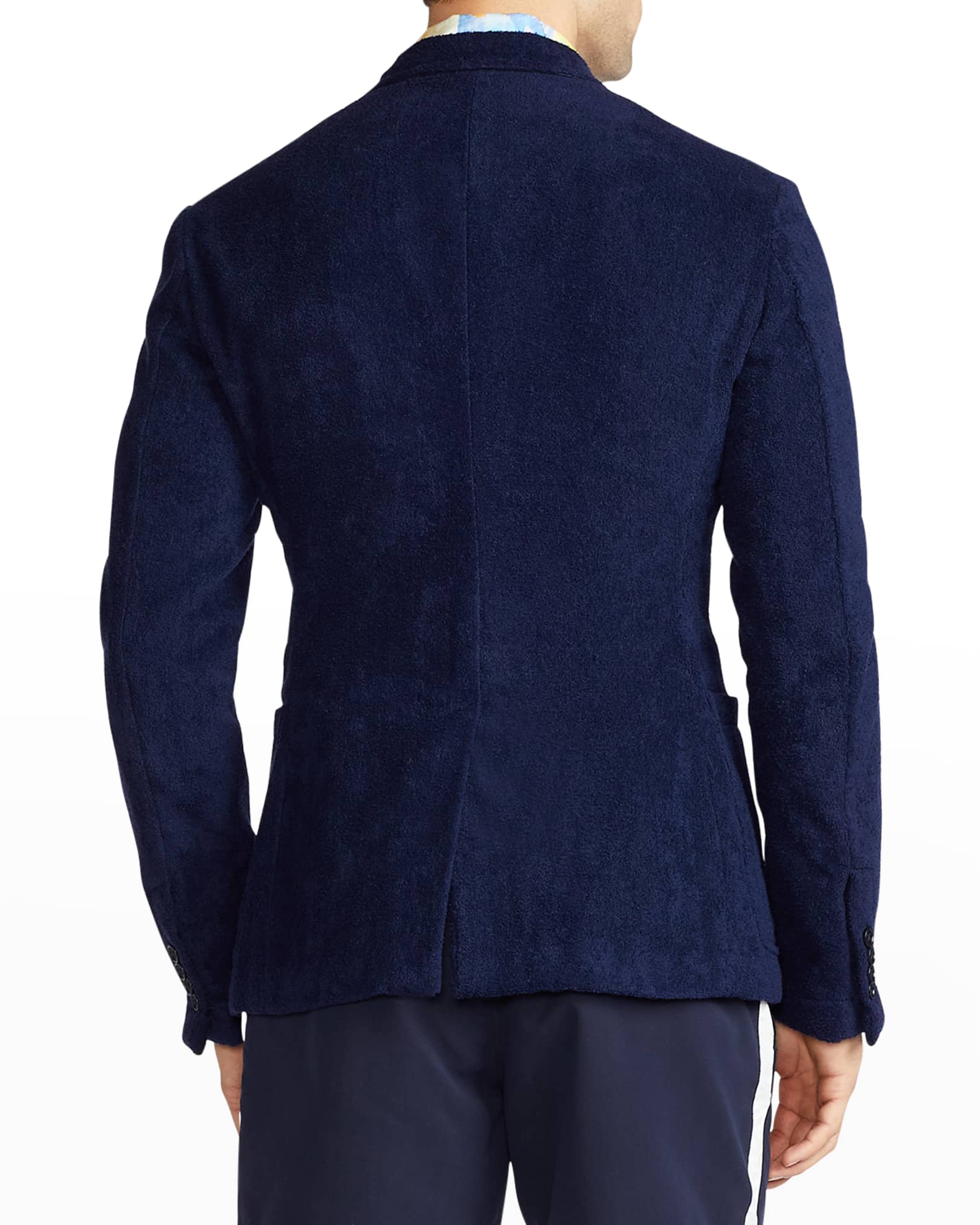 Ralph Lauren Purple Label Men's Carlton Towelling Sport Jacket | Neiman ...