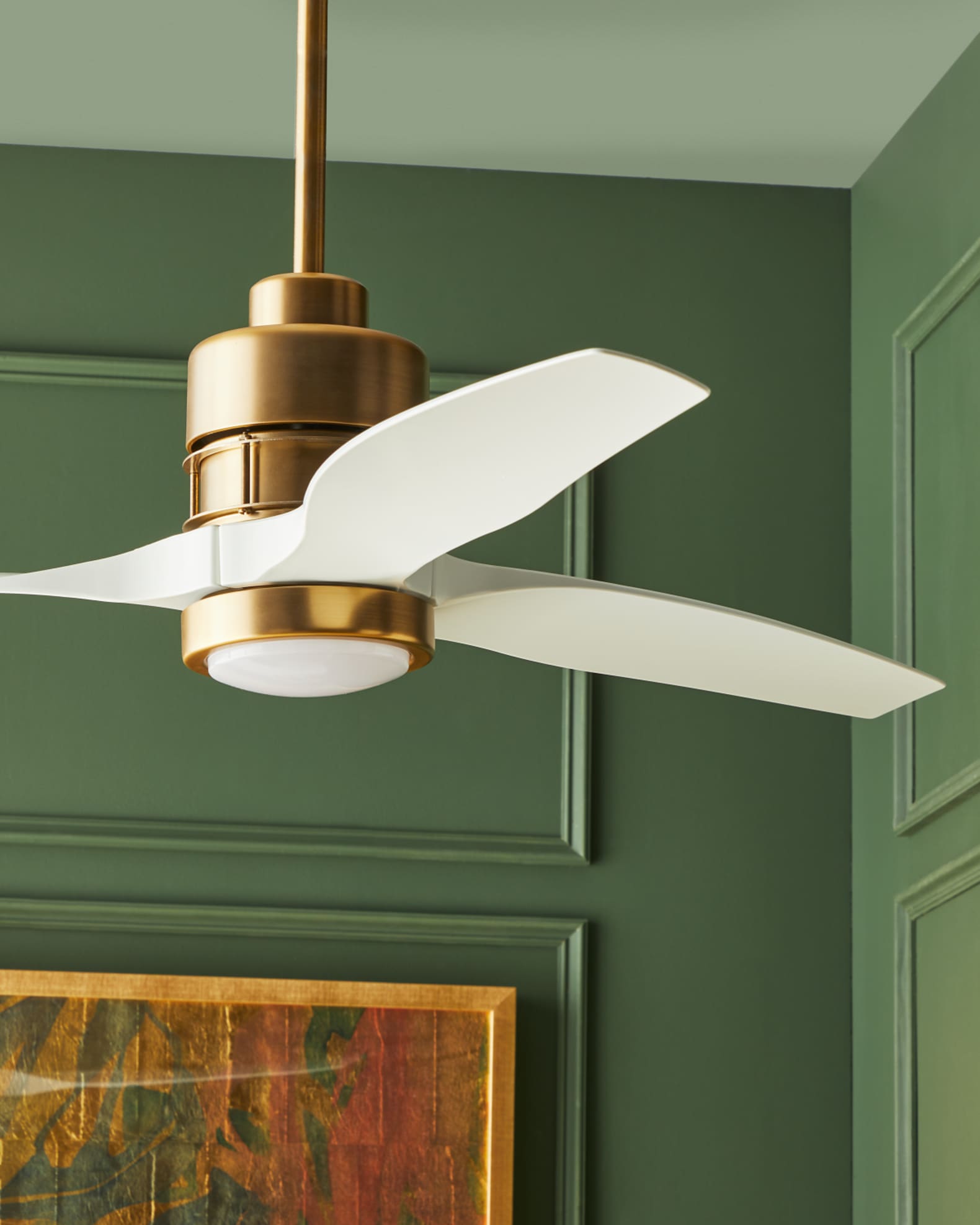Ellington Sonnet 52" Wi-Fi Ceiling Fan with Light Kit | Neiman Marcus