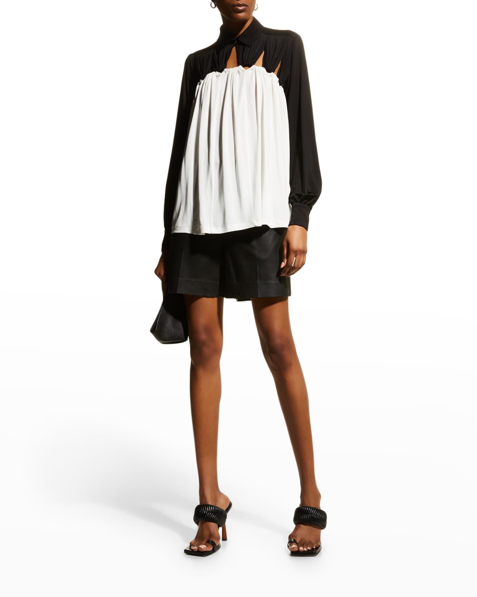 palmer//harding Together Jersey Blouse | Neiman Marcus