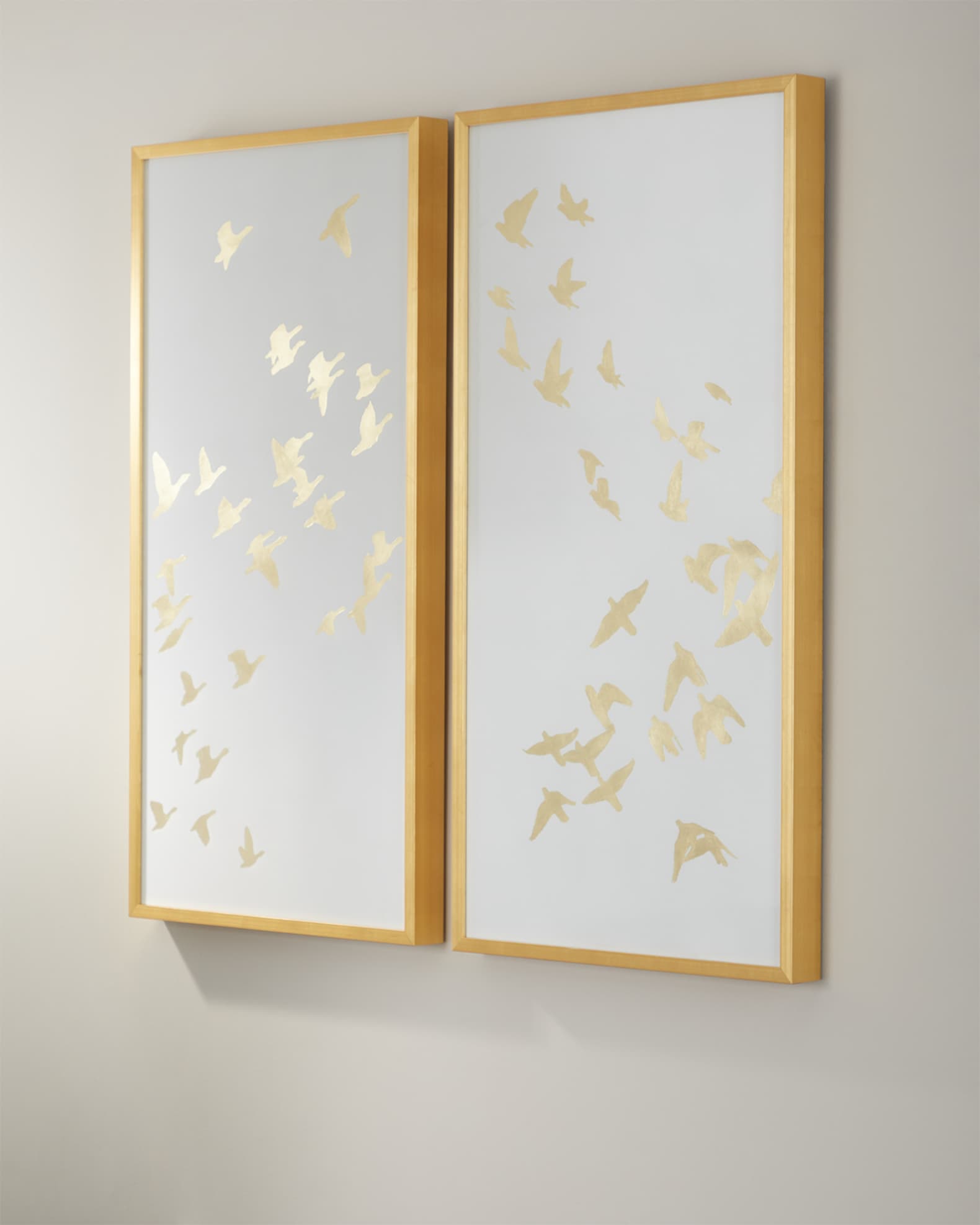 "Golden Flock" Wall Art Collection | Neiman Marcus