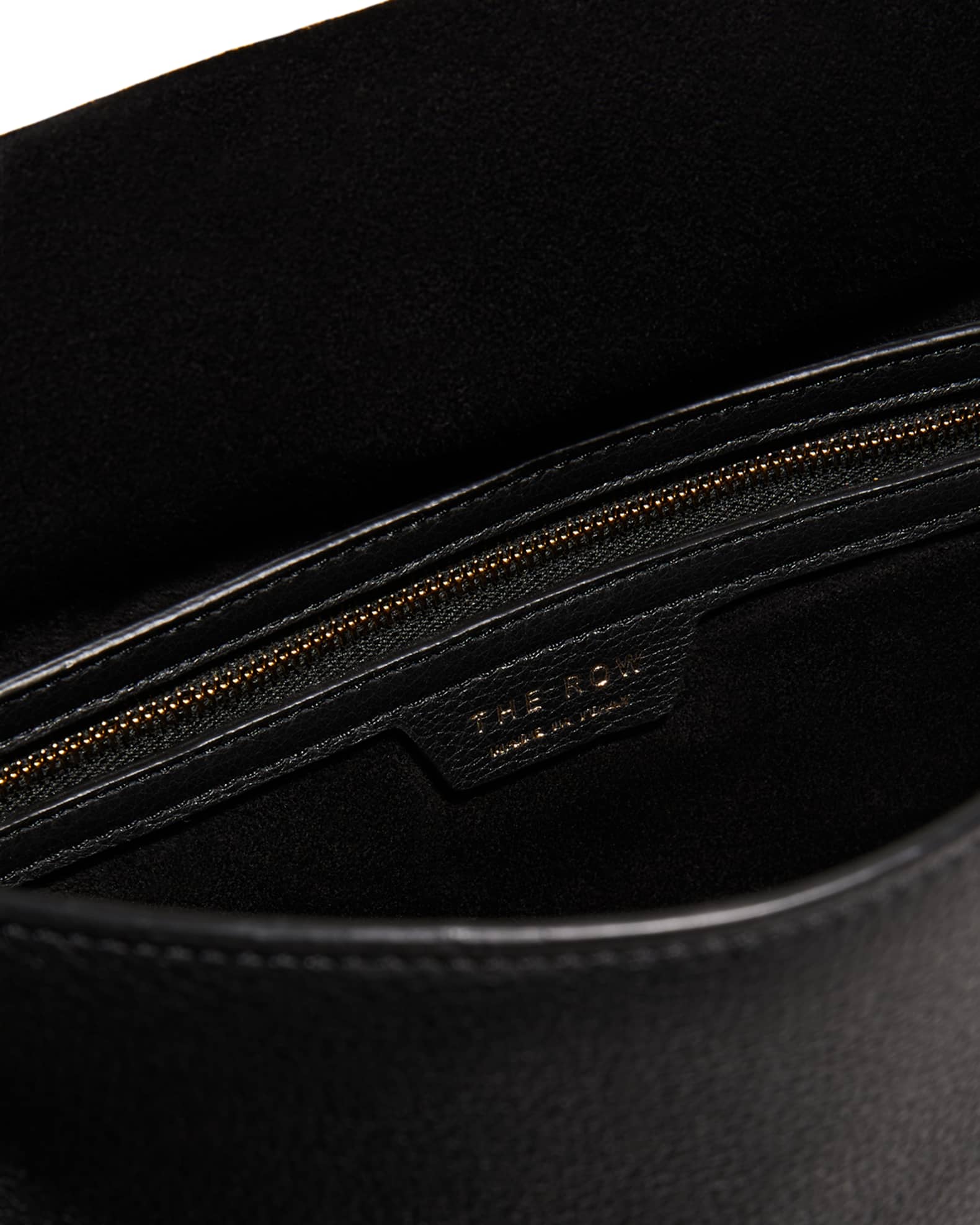 THE ROW Avery Flap Messenger Bag in Calf Leather | Neiman Marcus