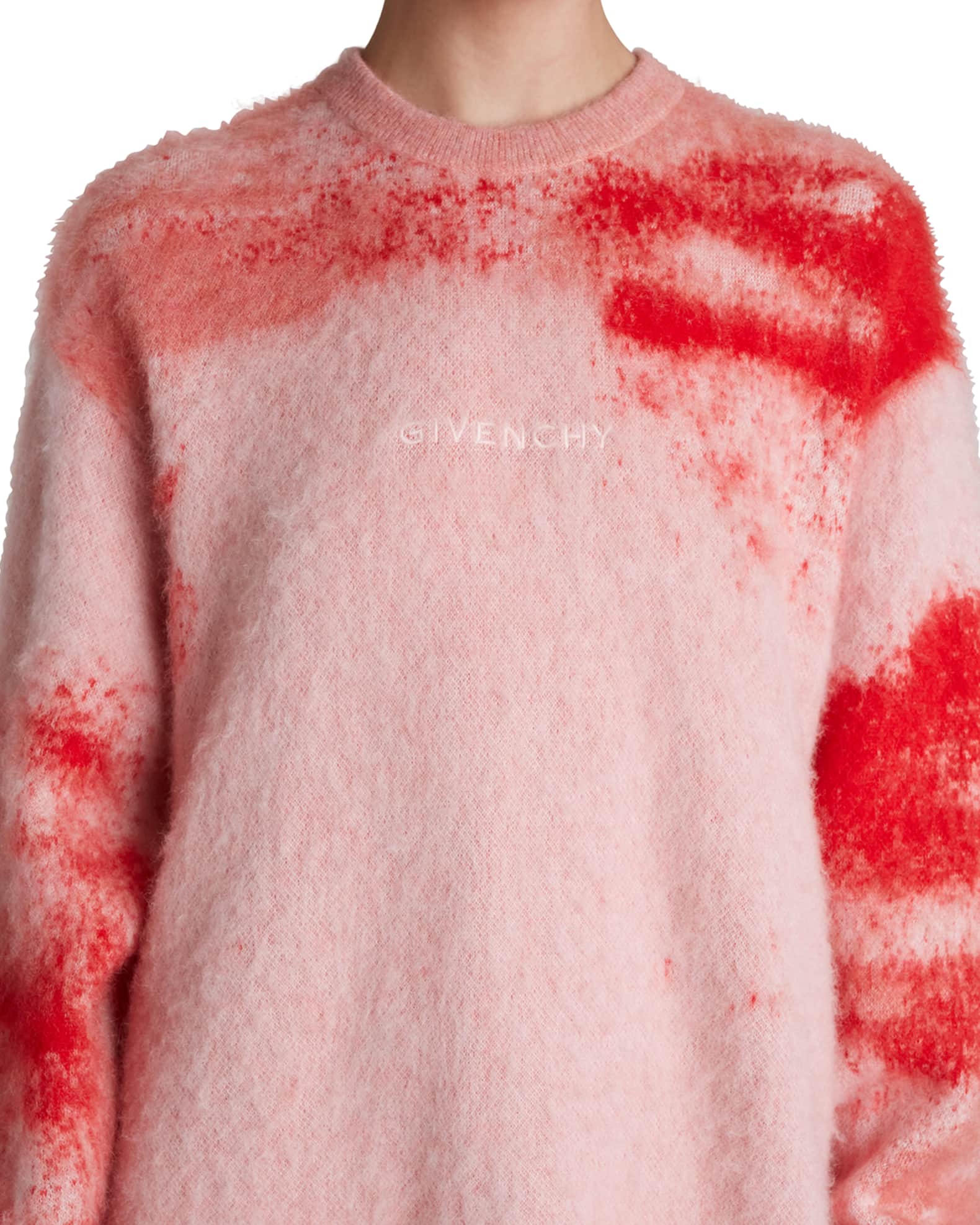 Givenchy x Chito True Hearted Spray Paint Logo Sweater Dress | Neiman ...