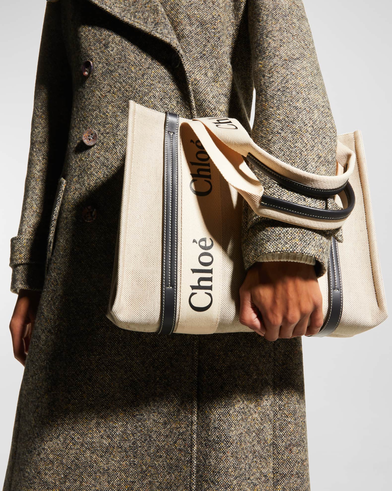 Chloe Woody Medium Tote Bag | Neiman Marcus