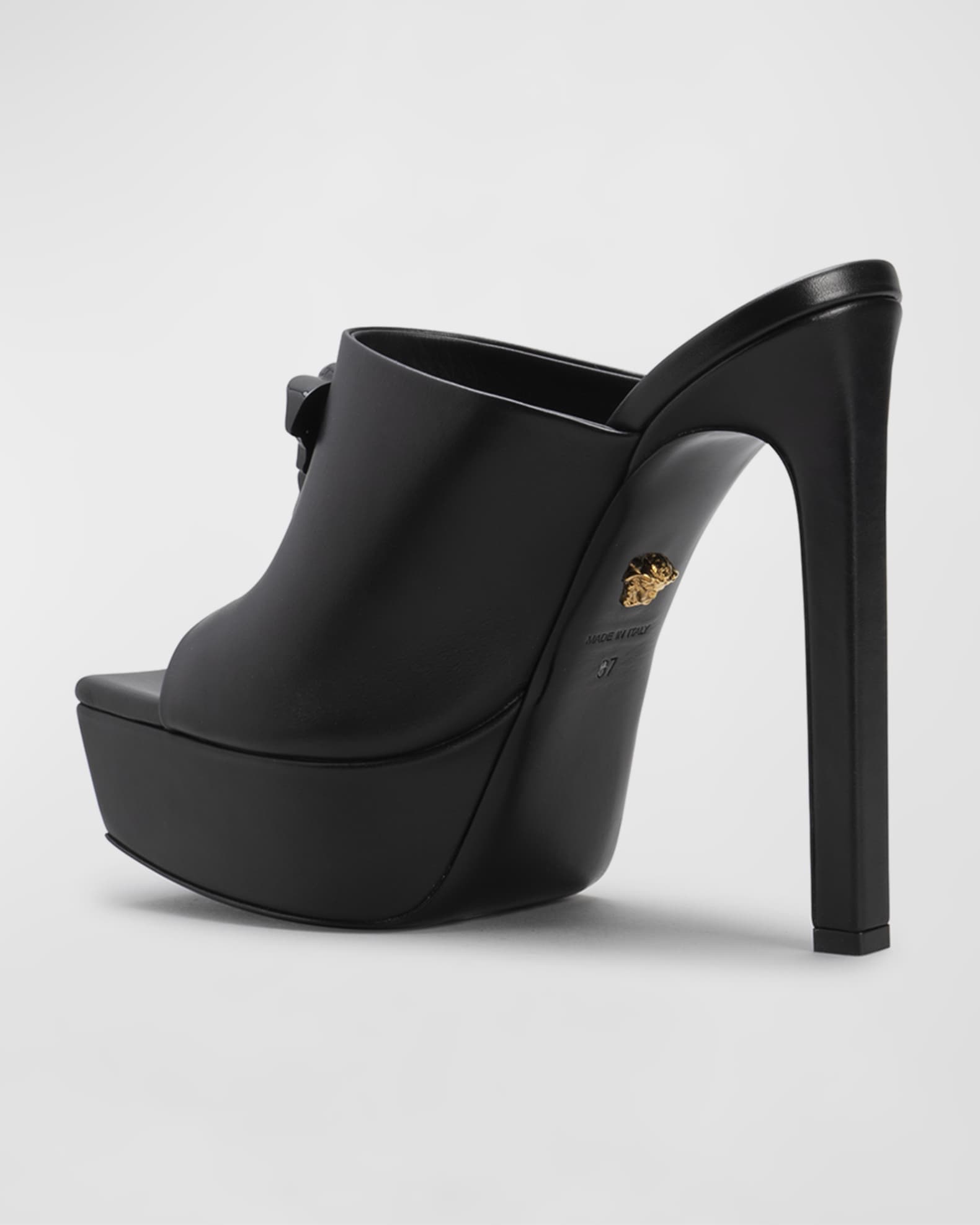 Versace La Medusa Platform Mules | Neiman Marcus