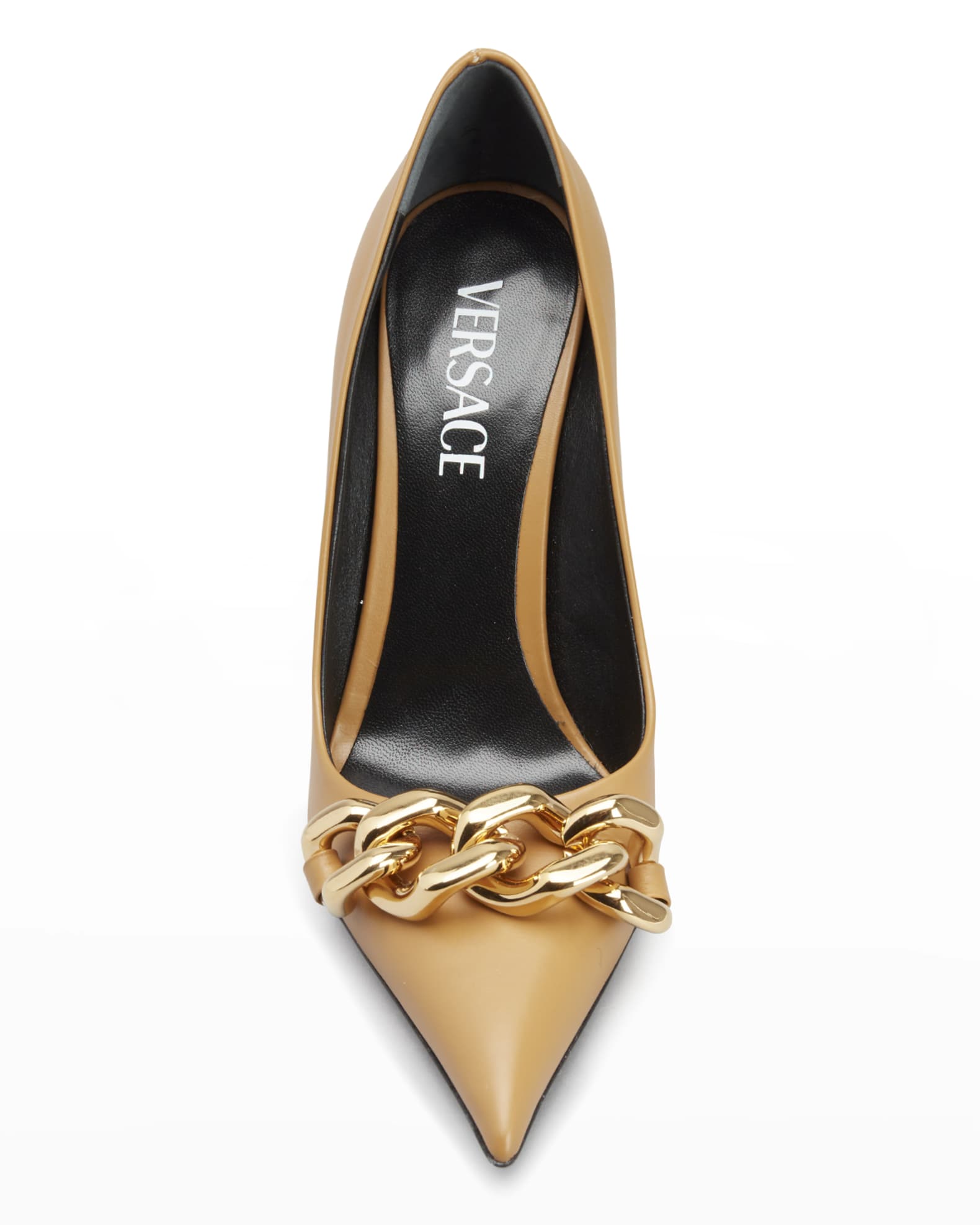 Versace Chain Pumps | Neiman Marcus