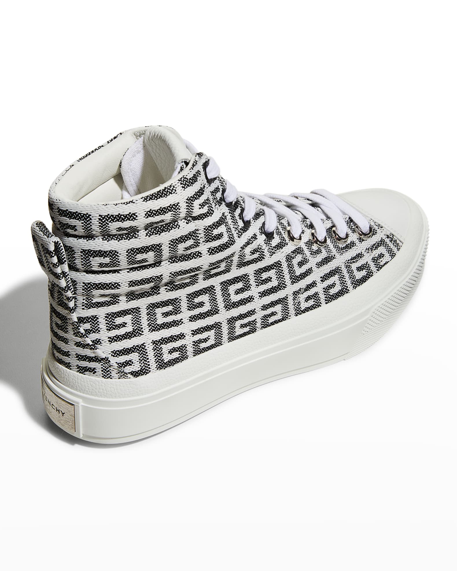 Givenchy City 4G Jacquard High-Top Sneakers | Neiman Marcus