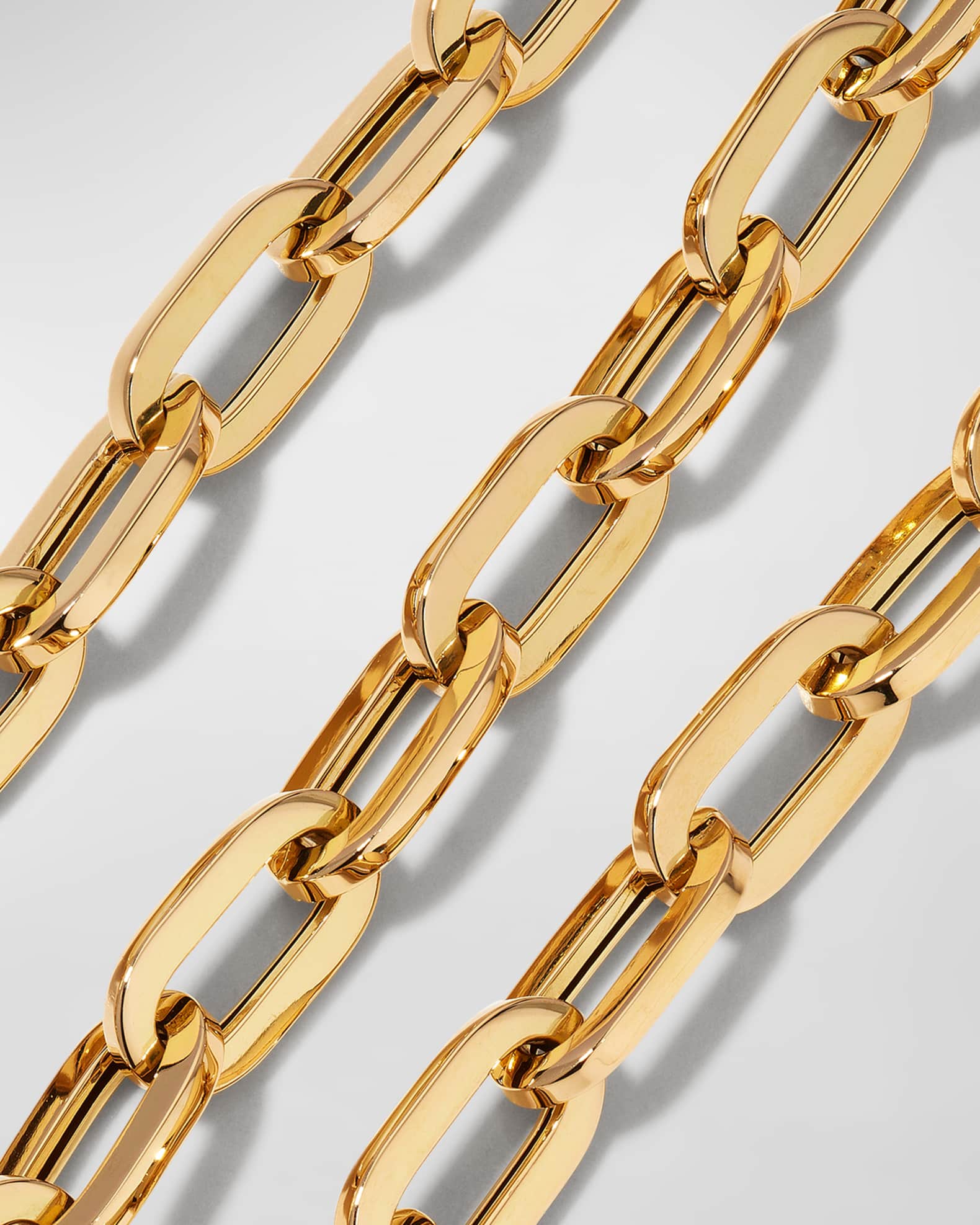 Roberto Coin Yellow Gold Classic Oro Collar, 17"L | Neiman Marcus